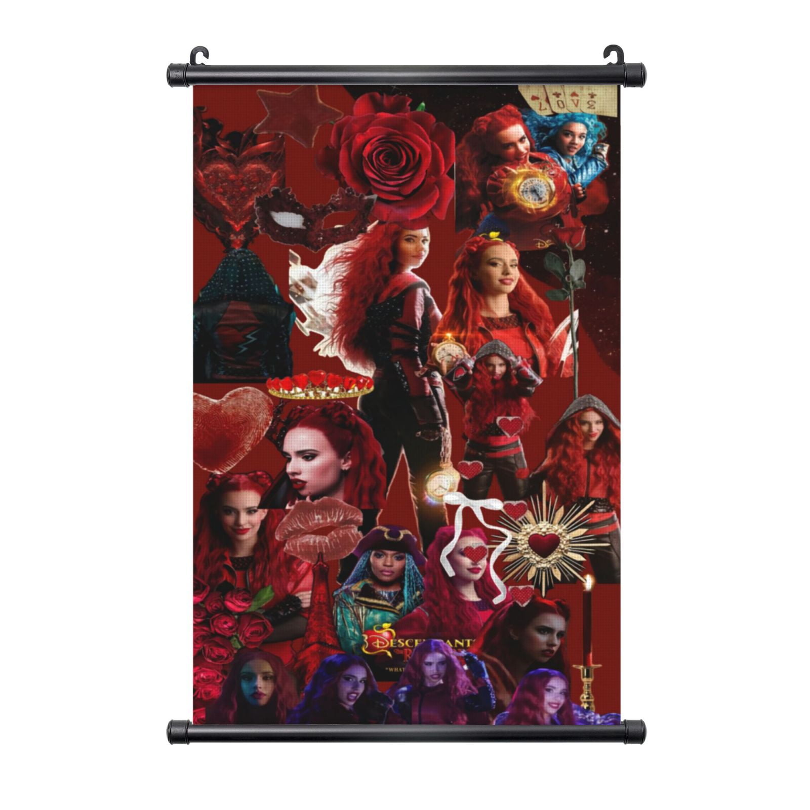 Descendants Hanging Poster, Black Plastic Shaft Wall Hanging Posters ...