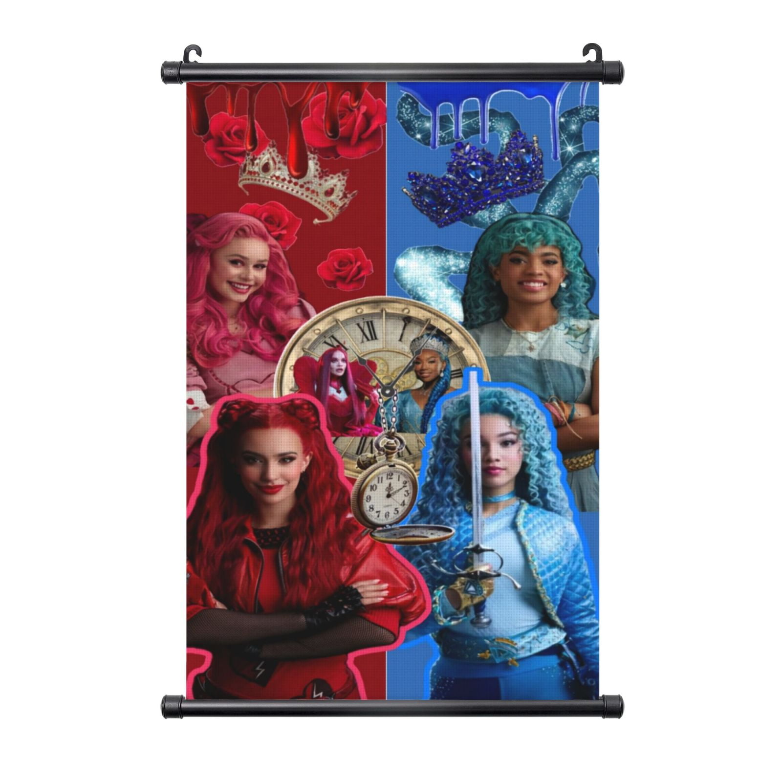 Descendants Hanging Poster, Black Plastic Shaft Wall Hanging Posters ...
