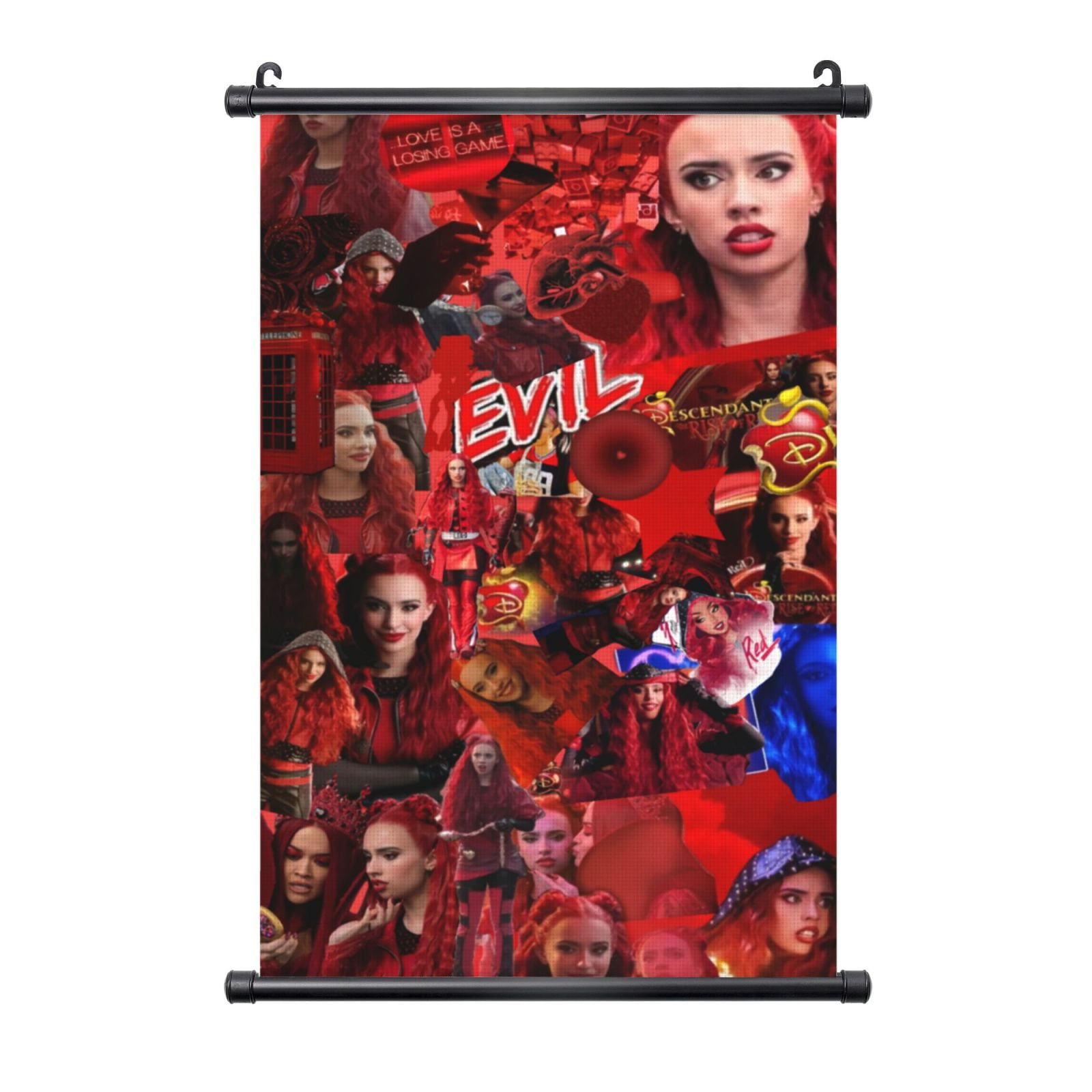Descendants Hanging Poster, Black Plastic Shaft Wall Hanging Posters ...