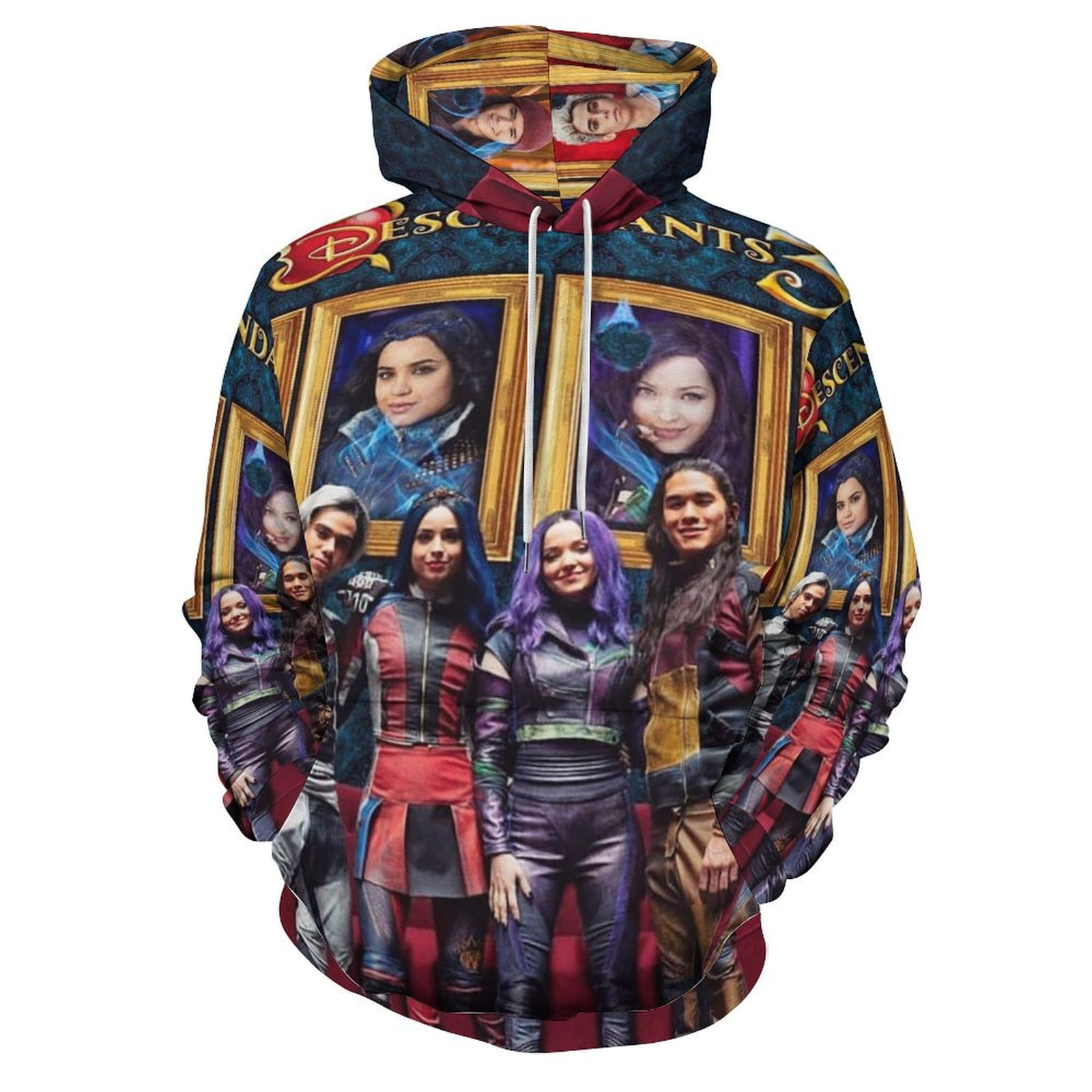 Descendants Hoodie 3D Print Pullover Hooded Long Sleeve Sweatshirts ...