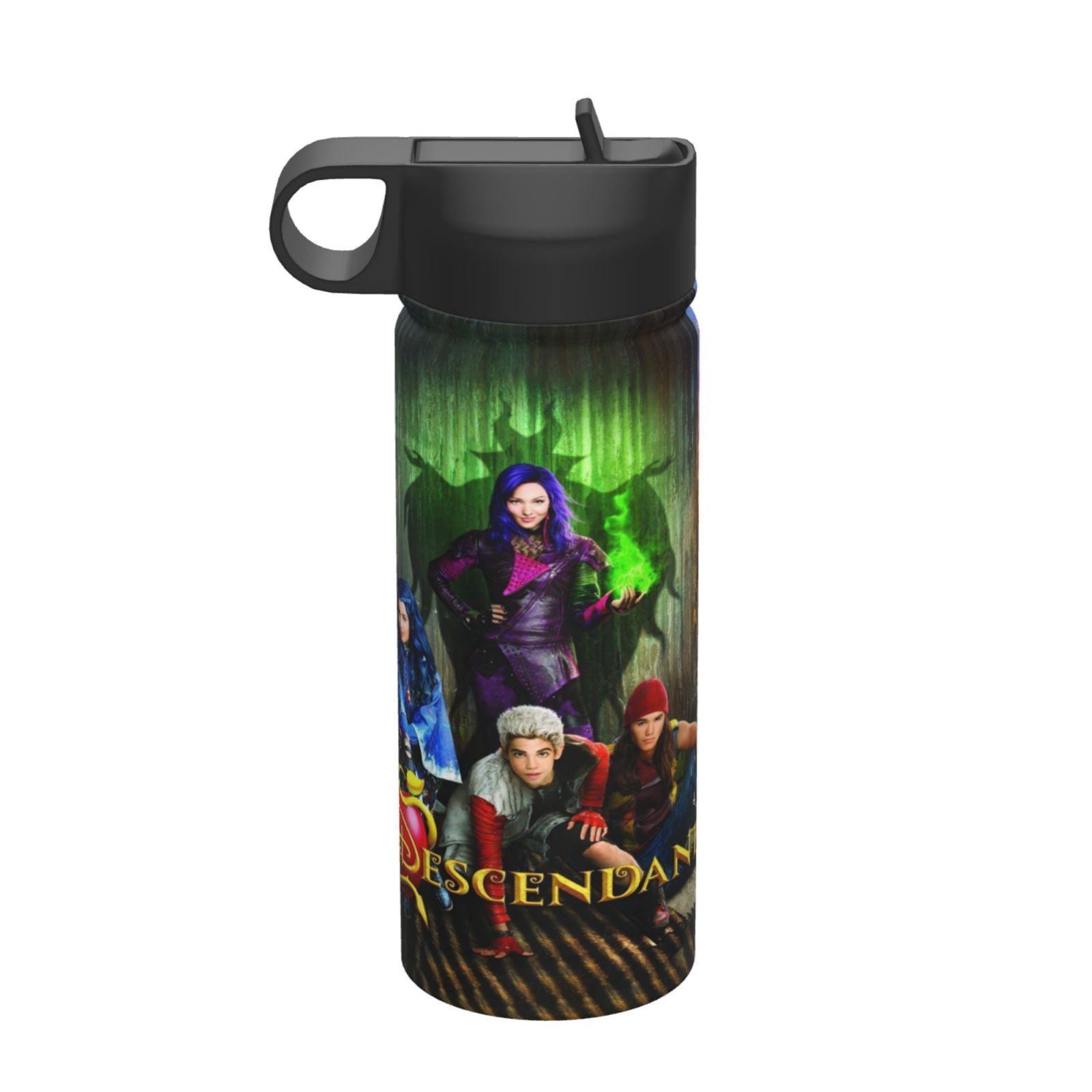 Descendan-t Insulated Water Bottle with Straw Stainless Steel Vacuum ...