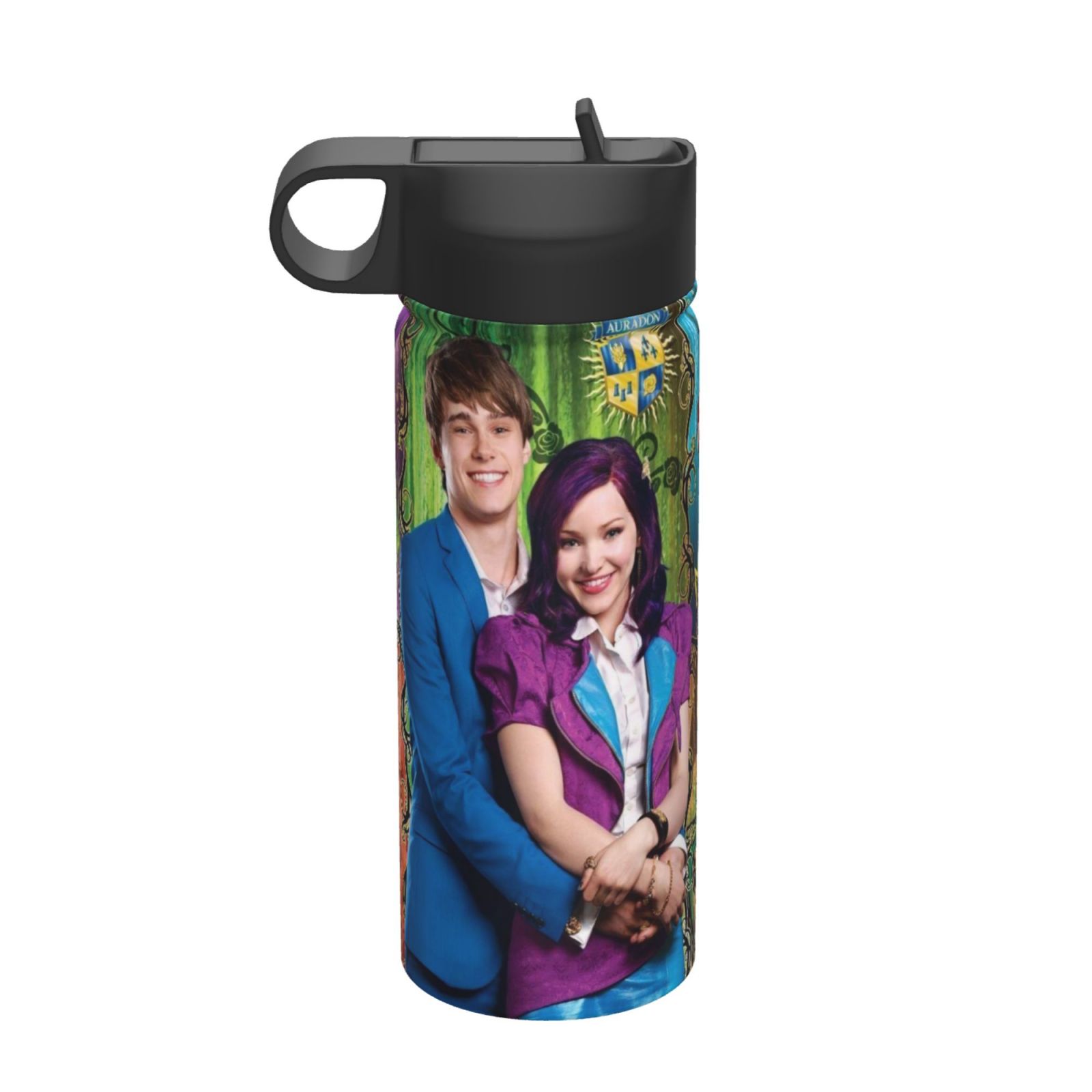 Descendan-t Insulated Water Bottle with Straw Stainless Steel Vacuum ...