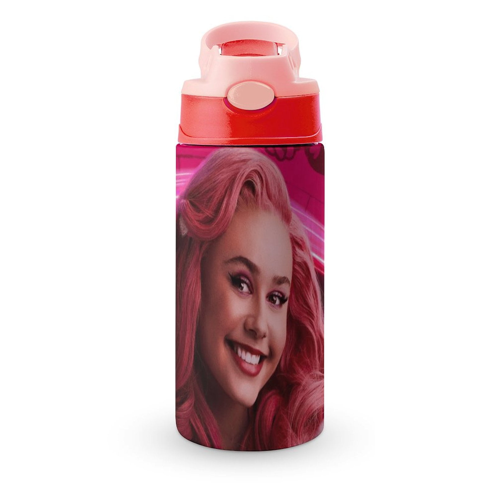 Descendants Kids Water Bottle with Straw - Stainless Steel Travel Cup ...