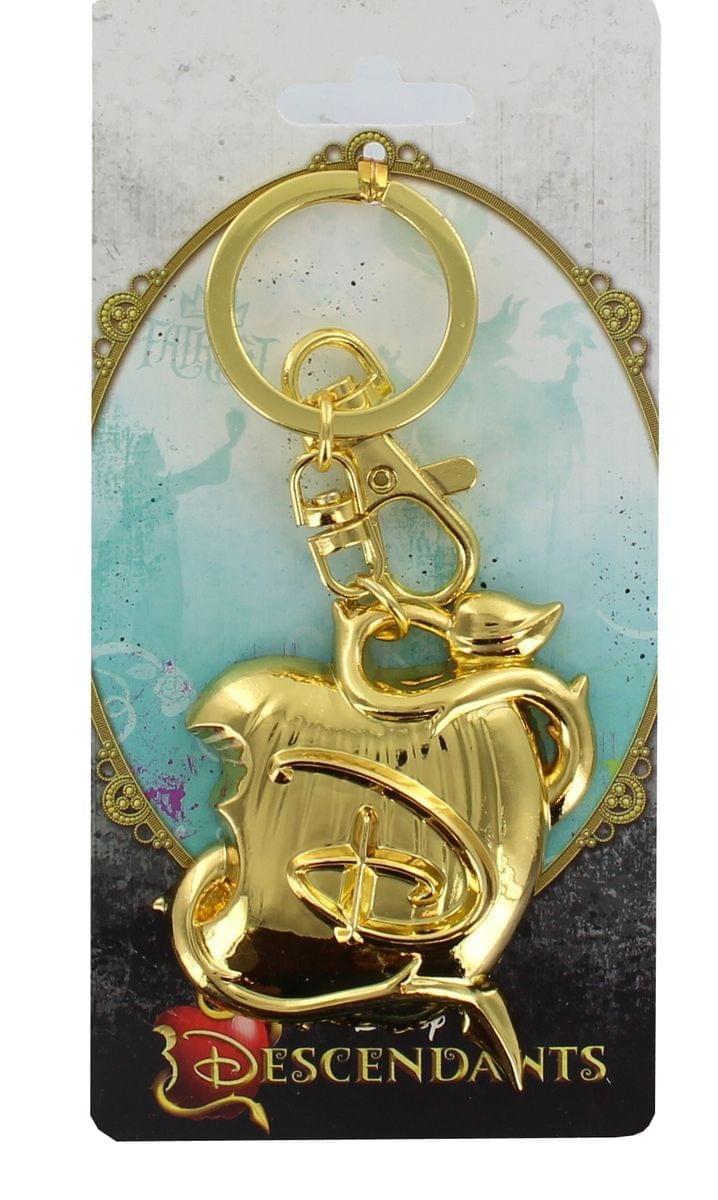 Descendants Logo Gold Pewter Key Ring - Walmart.com
