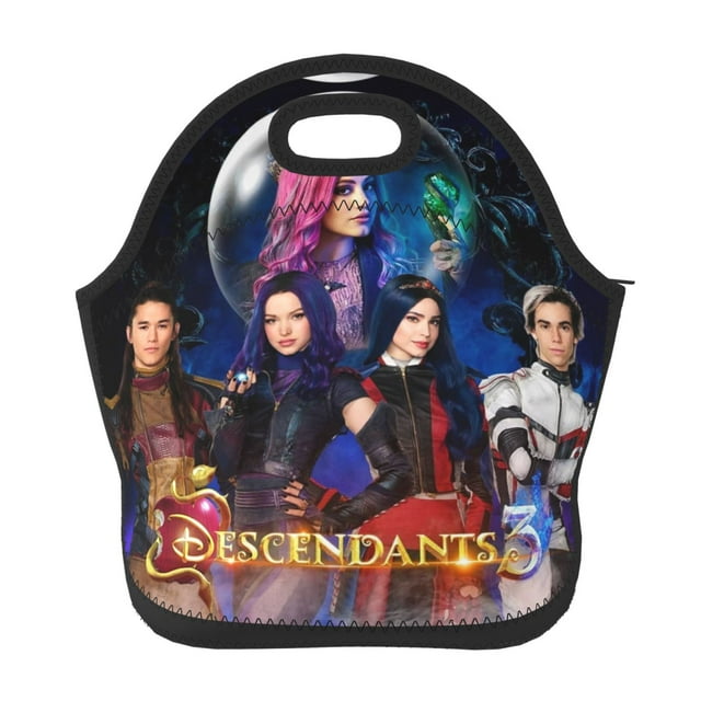 Descendants Lunch Bag Anime Reusable Lunch Box Portable Neoprene ...