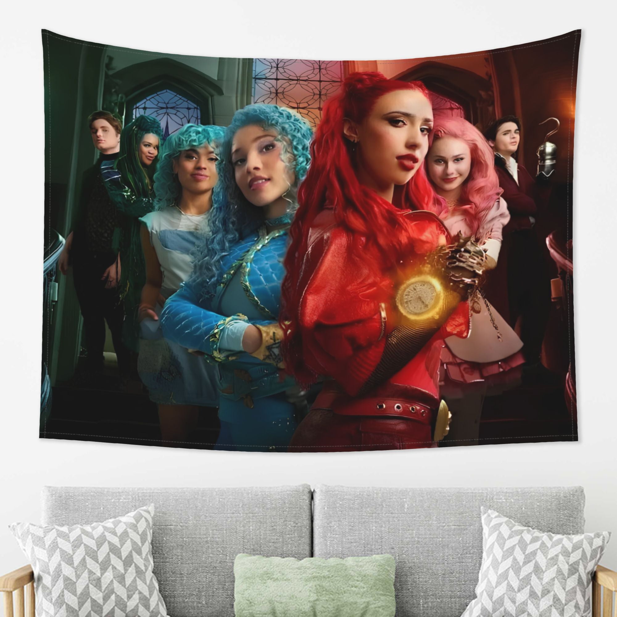 Descendants Magic Squad Tapestry - Perfect for Wall Decor, Creating ...