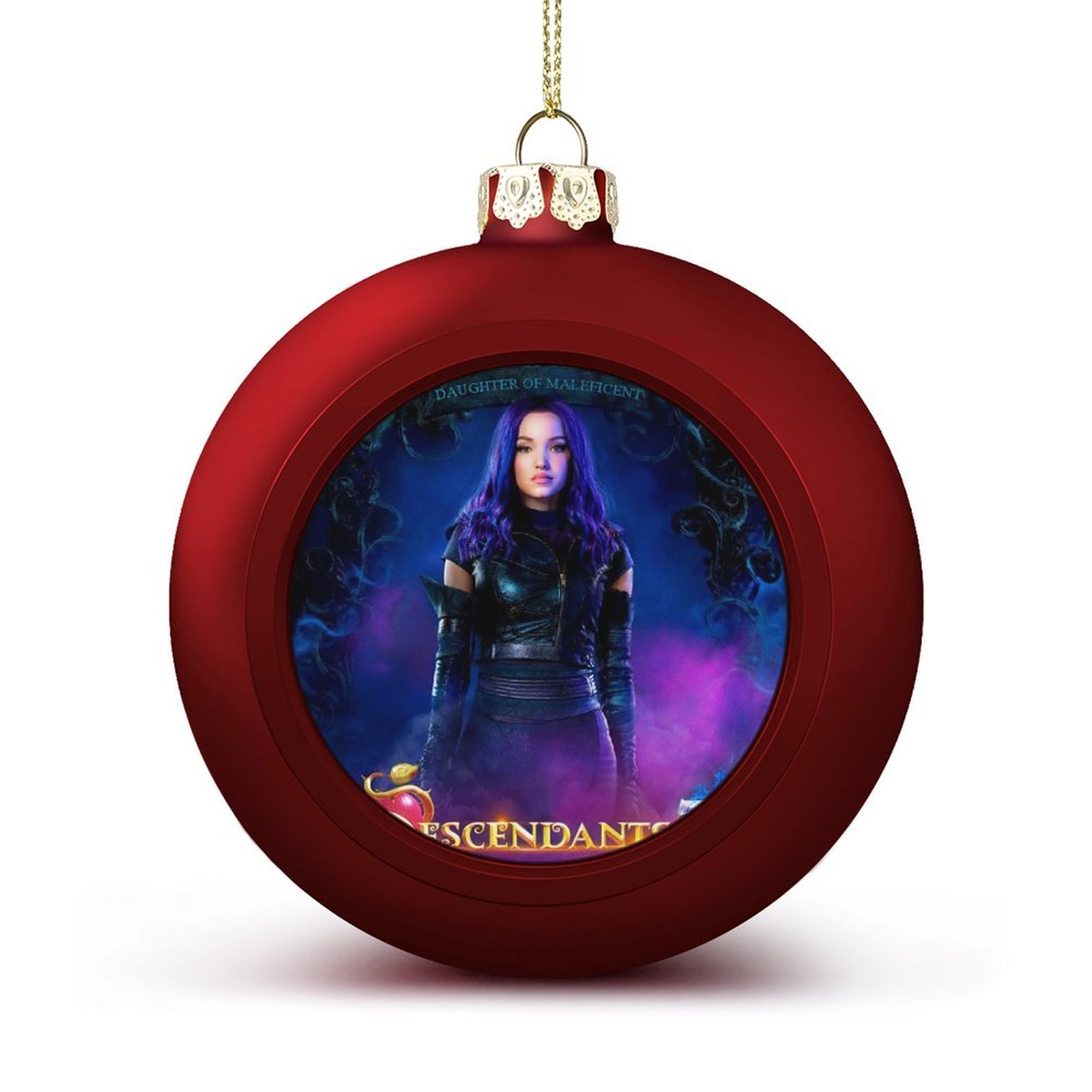 Descendants Mal Christmas Balls Decoration Xmas Gift Sparkling ...
