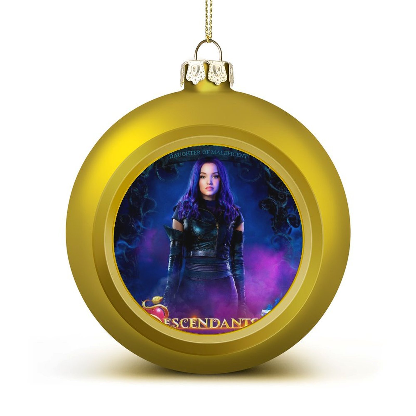 Descendants Mal Christmas Balls Decoration Xmas Gift Sparkling ...