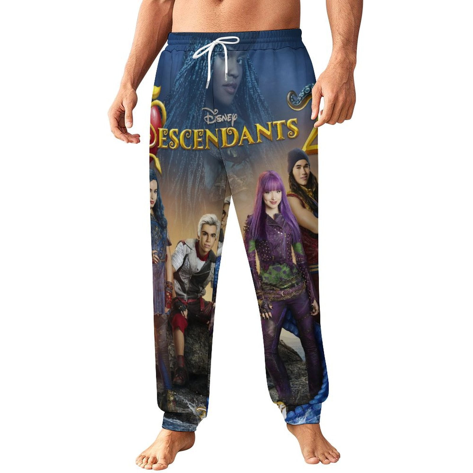 Descendants Men's Athletic Joggers Stretch Sweatpants Running Workout ...