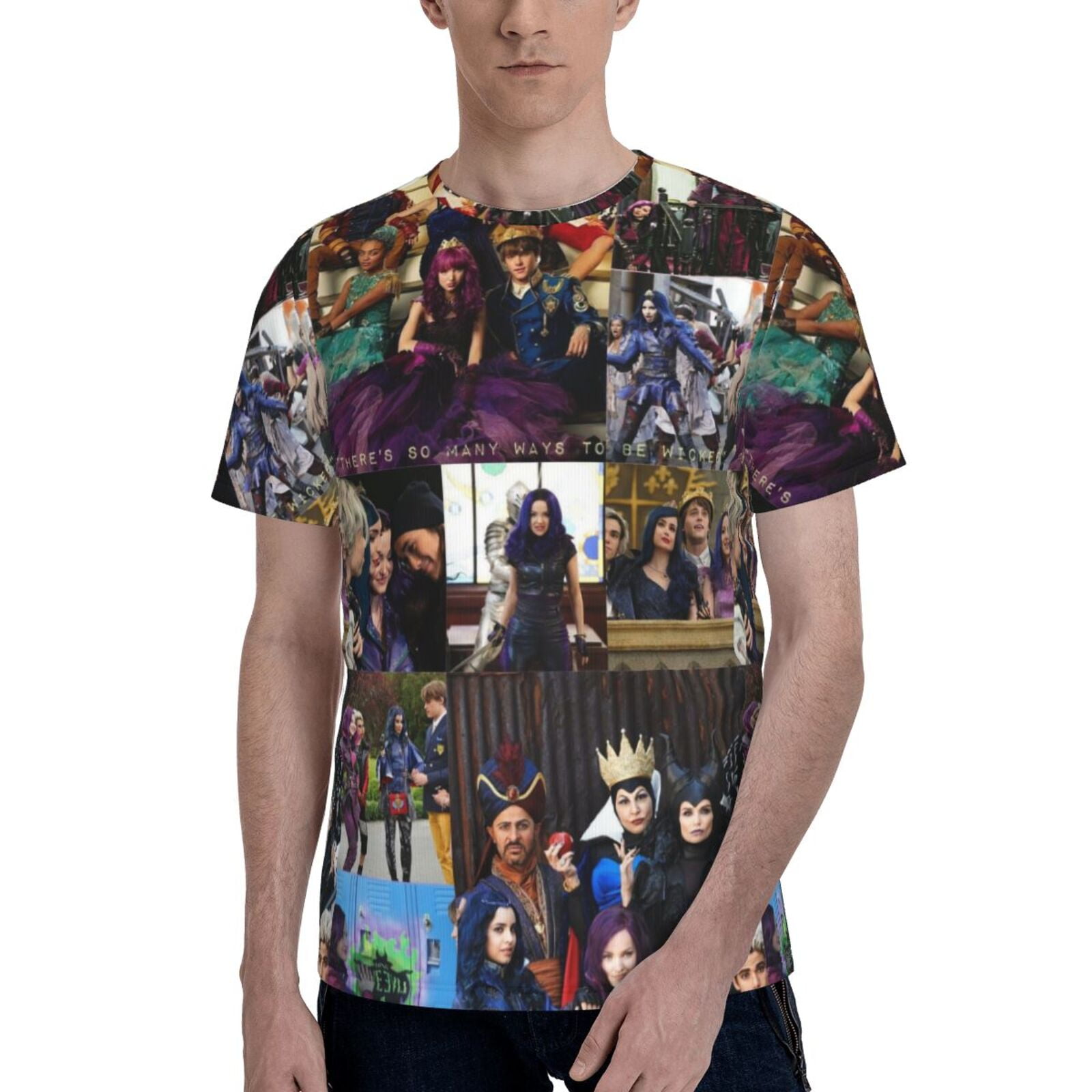 Descendants Men's T Shirt 3D Graphic Hip Hop Unisex Tees Tops Casual ...