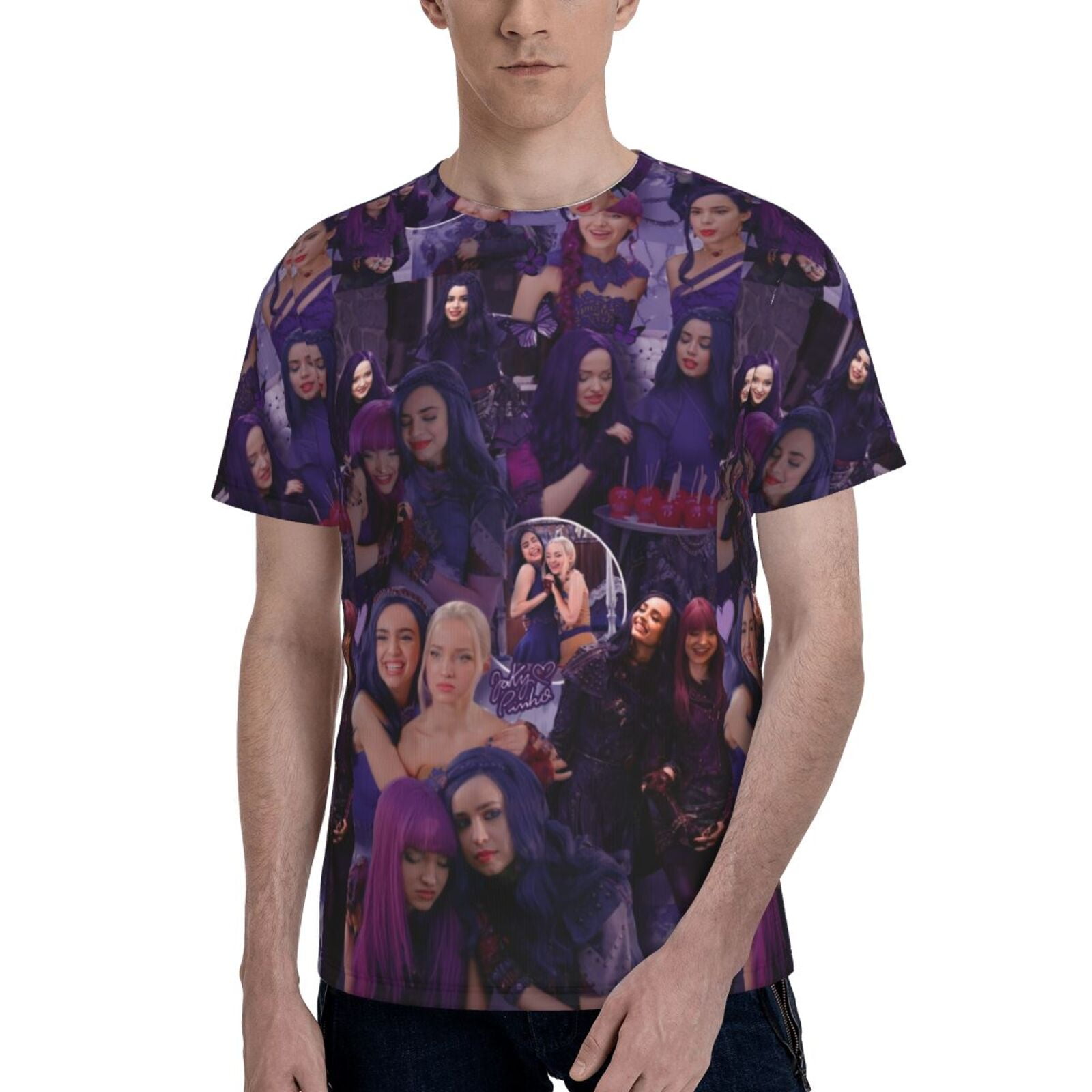 Descendants Men's T Shirt 3D Graphic Hip Hop Unisex Tees Tops Casual Stylish Crew Neck Short ...