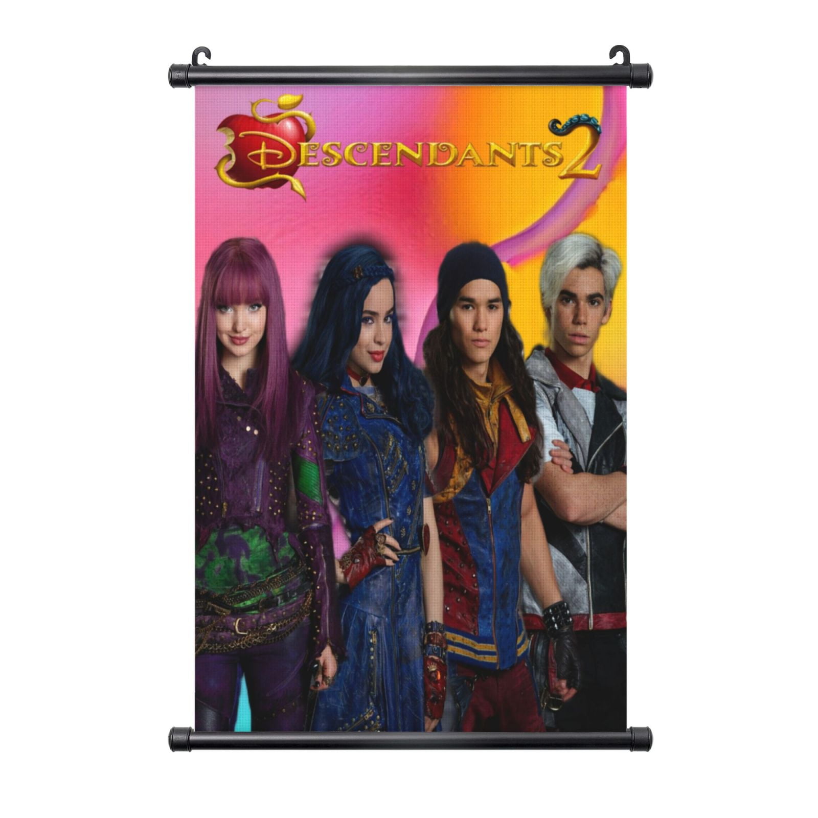 Descendants Poster Aesthetic Canvas PVC Shaft Wall Art Hanging Hanger ...