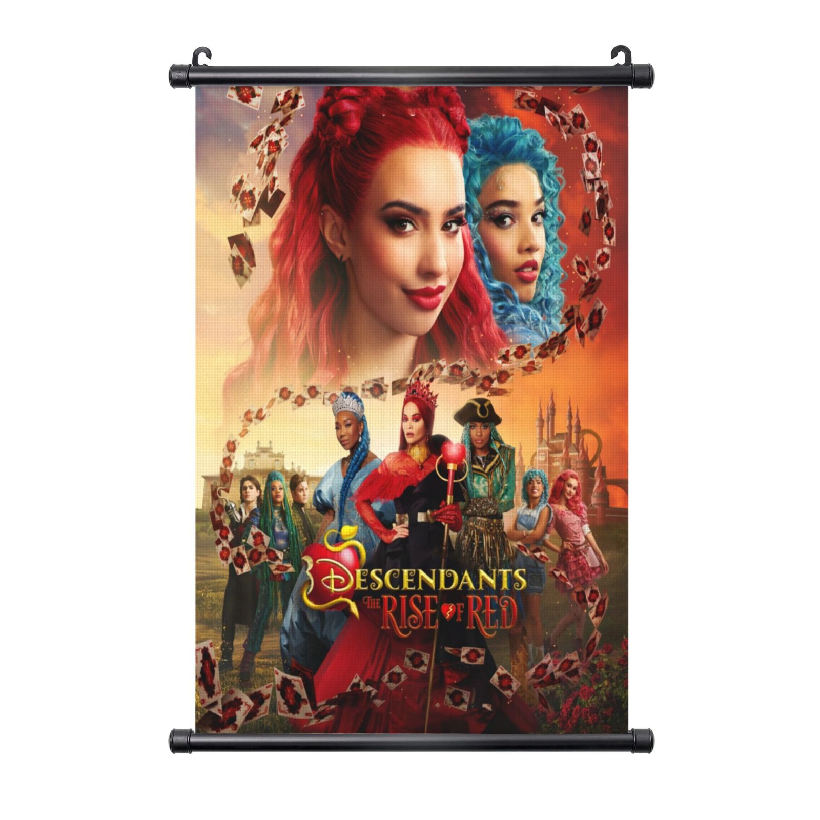 Descendants Poster Aesthetic Canvas PVC Shaft Wall Art Hanging Hanger ...