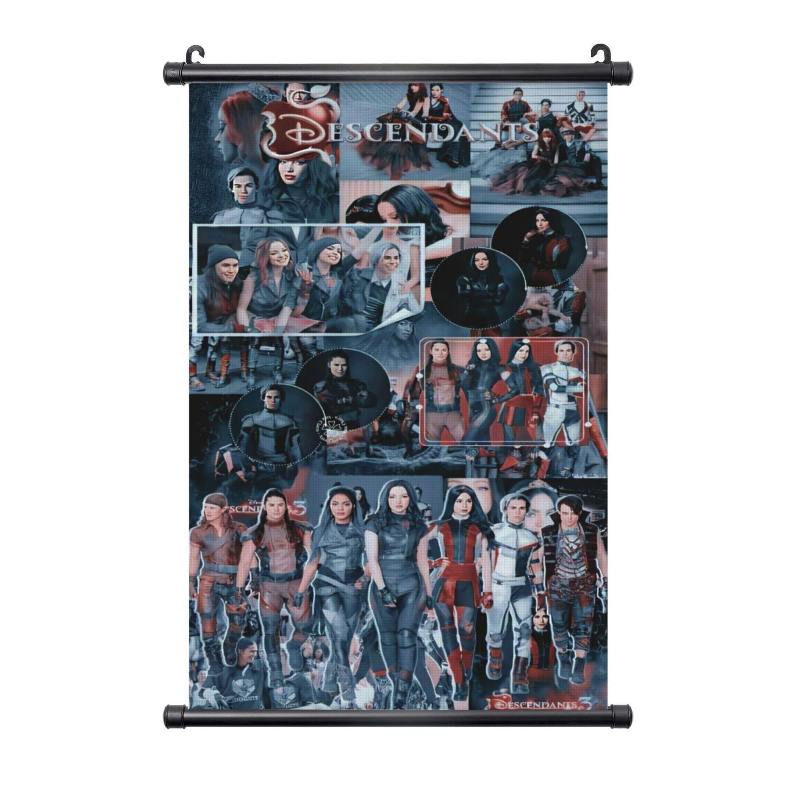 Descendants Poster Aesthetic Canvas PVC Shaft Wall Art Hanging Hanger ...