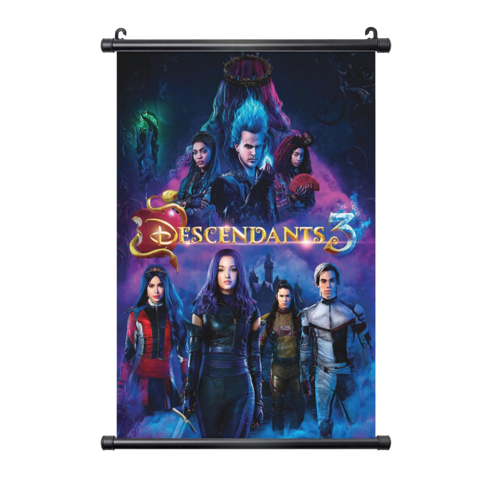 Descendants Poster Aesthetic Canvas PVC Shaft Wall Art Hanging Hanger ...