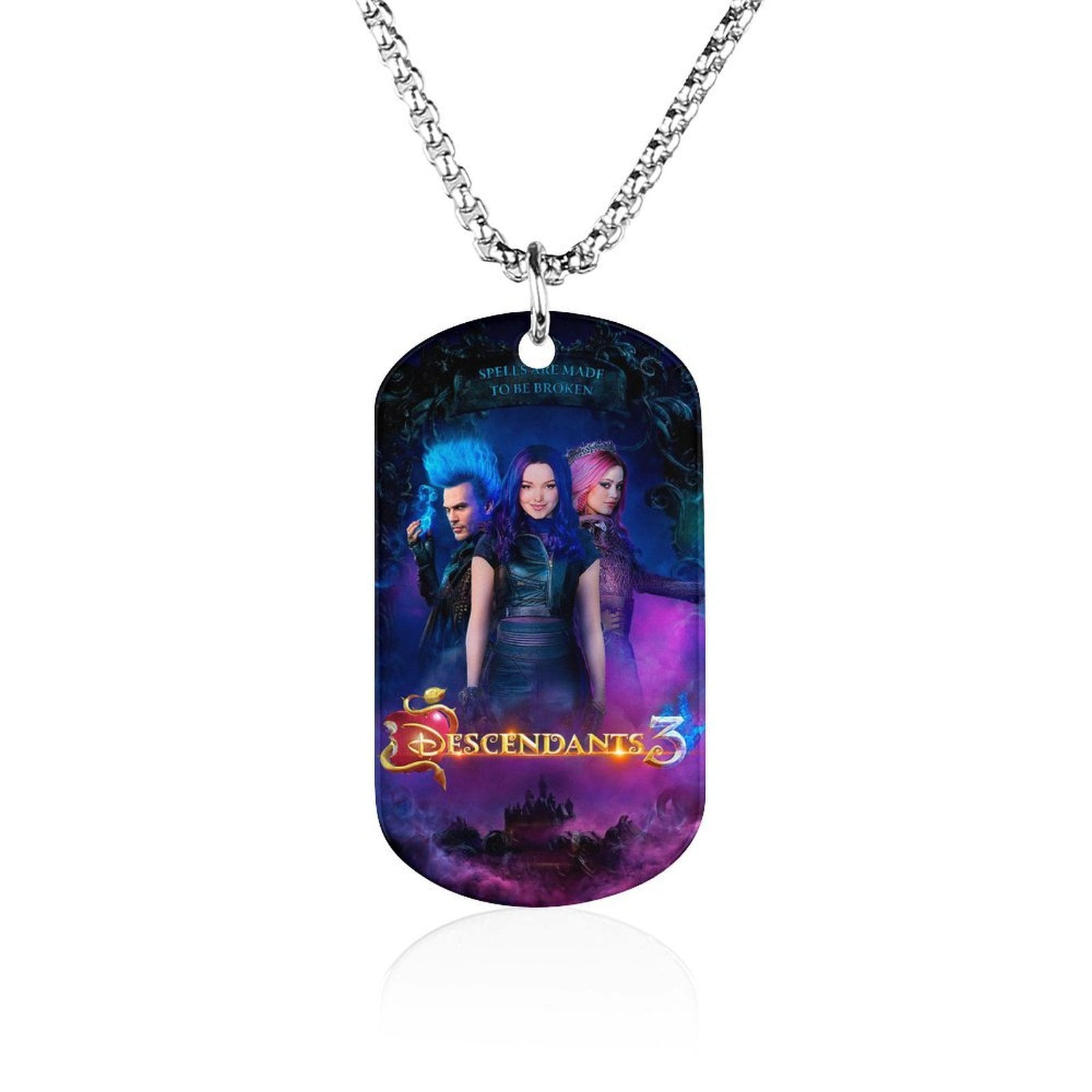 Descendants Poster Titanium Steel Necklace Decor Fashion Daily Unisex ...