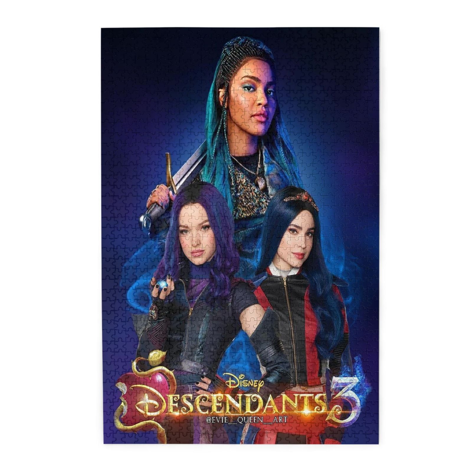 Descendants Puzzle For Adults & Kids - 1000 Piece Jigsaw Puzzle ...