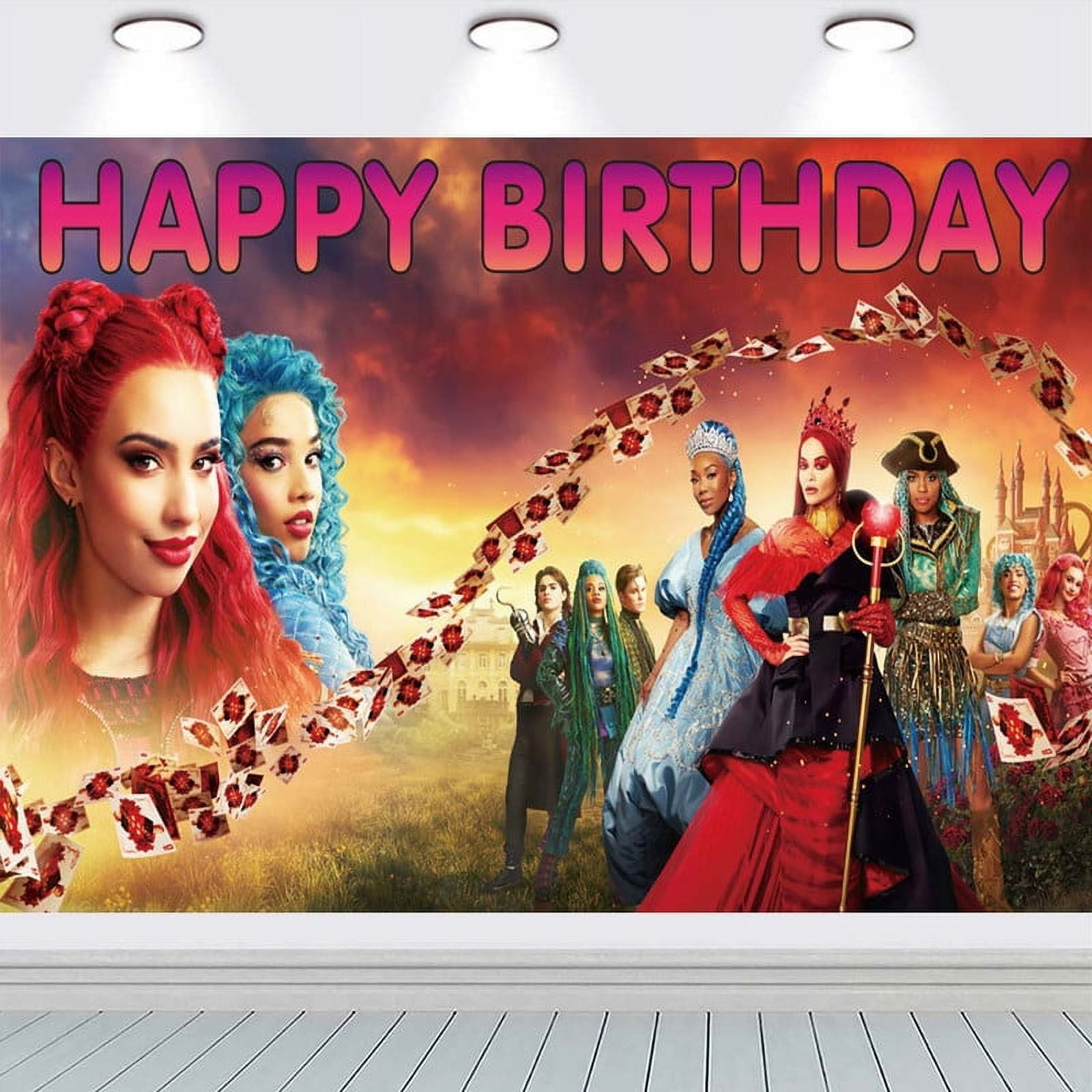 Descendants The Rise Of Red Background for Photography Backdrop Banner ...