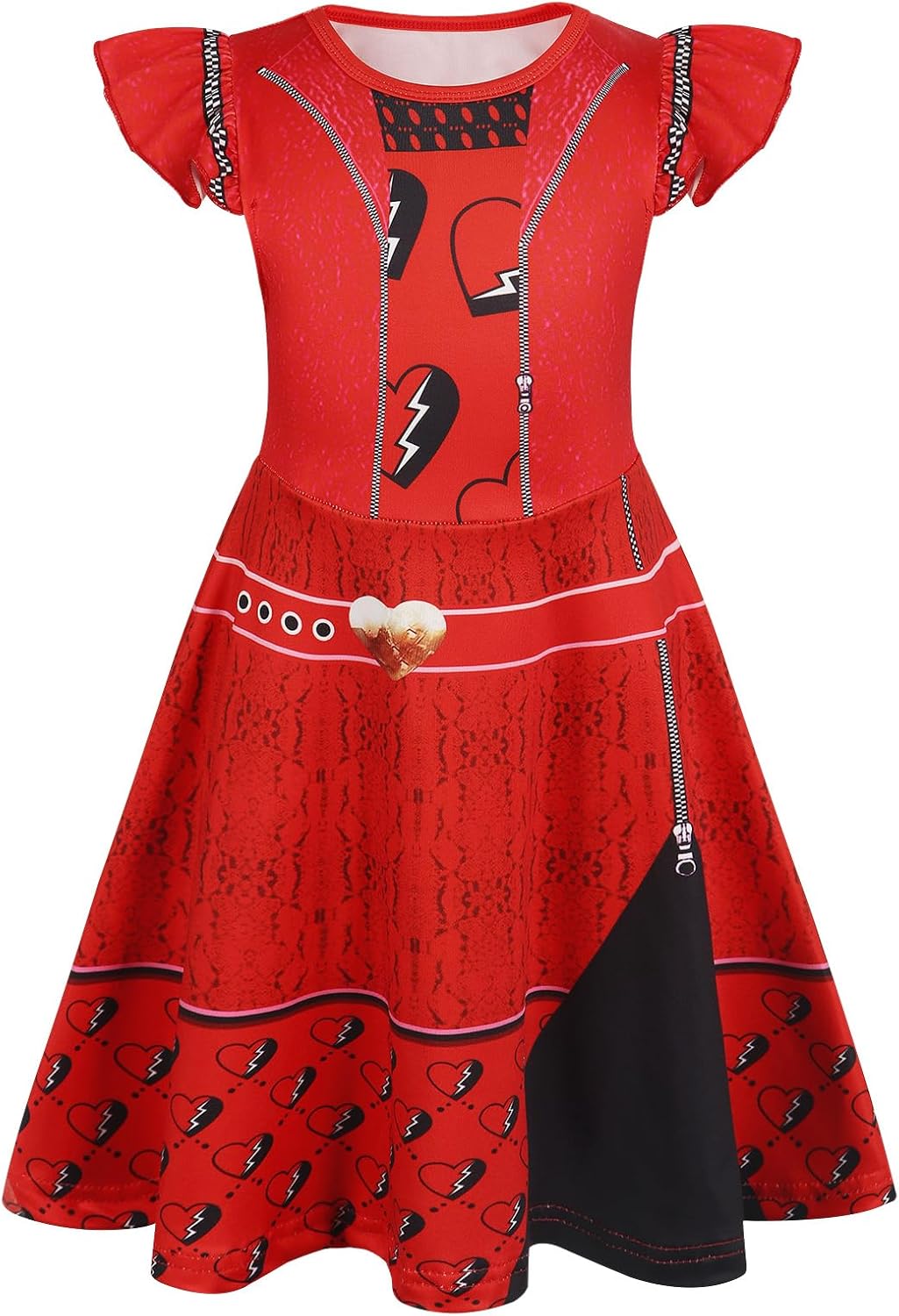Red Costume Chole Dress Queen Heart Bridget Princess Dresses for Girls ...