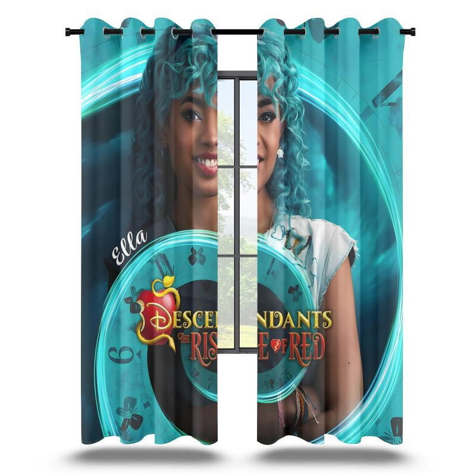 Descendants The Rise Of Red Curtains Movie Character Curtains for Boys ...