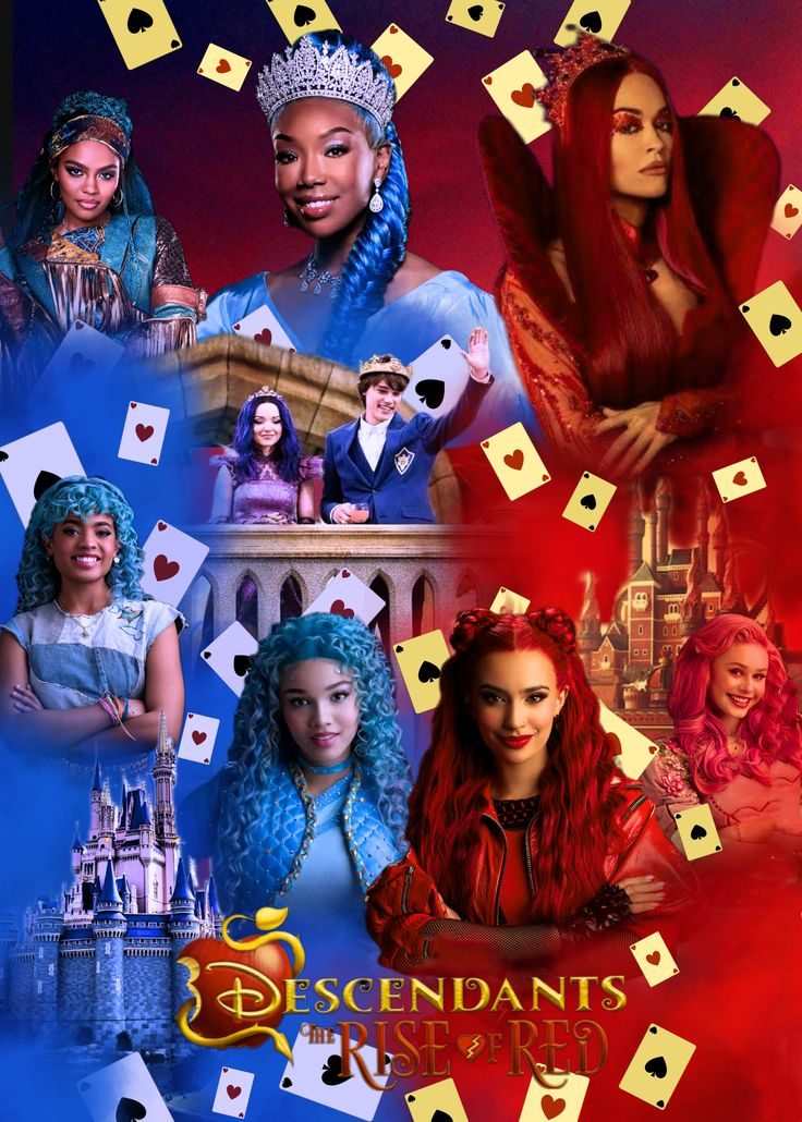 Descendants: The Rise of Red Diamond Art Kits for Adults,5D Diamond ...