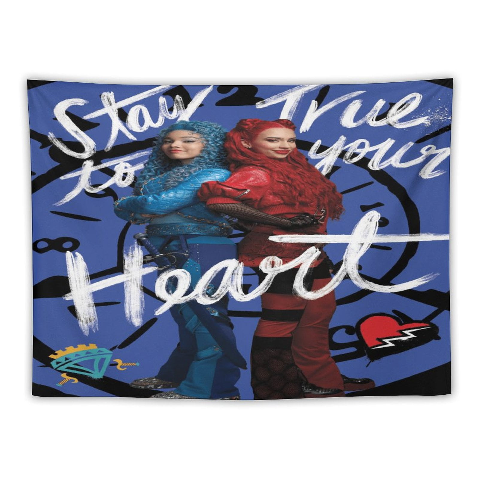 Descendants Tapestry Anime Poster Wall Hanging Art Decor For Living ...