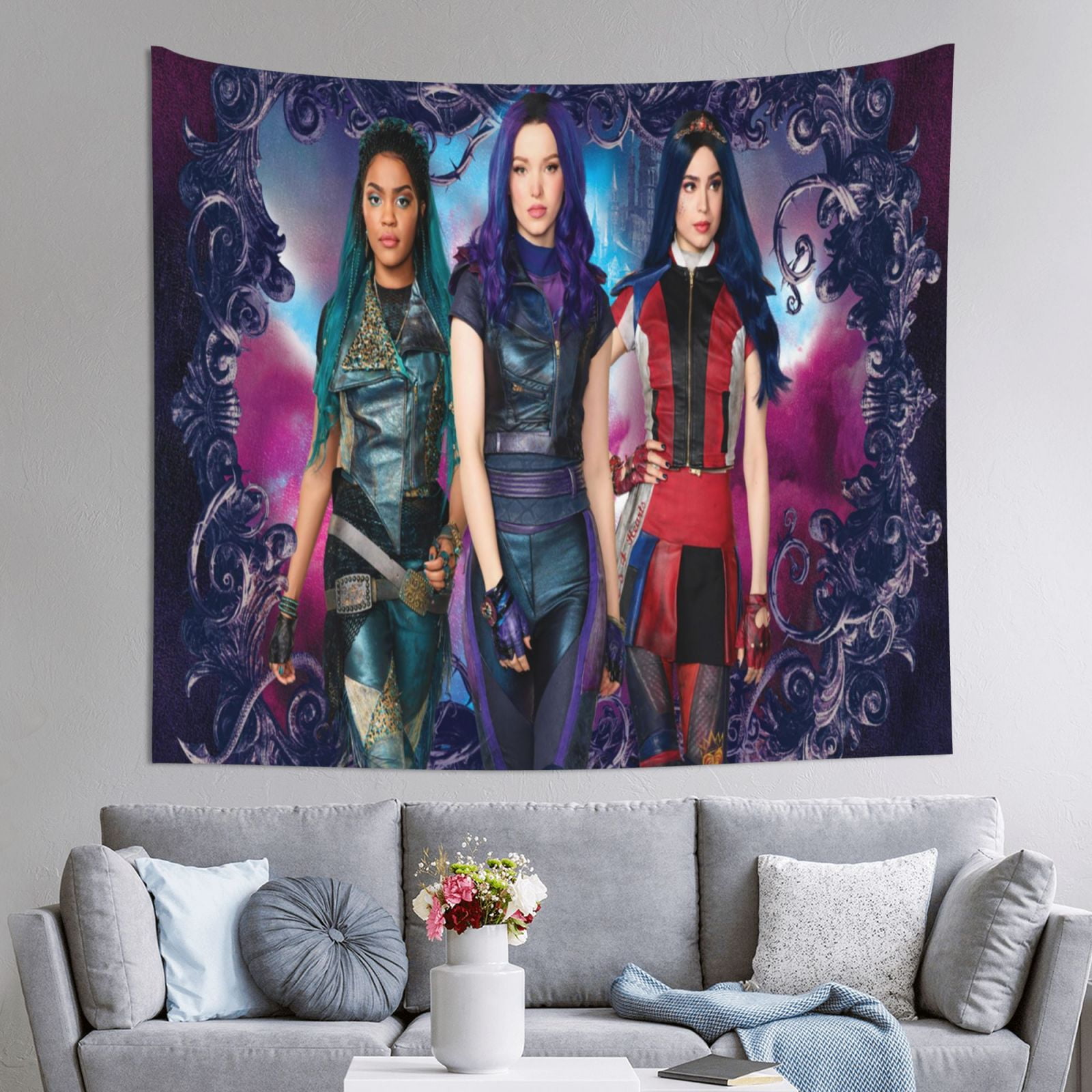 Descendants Tapestry Anime Poster Wall Hanging Art Decor For Living ...