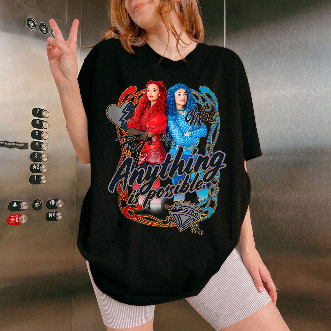 Descendants The Rise Of Red Anything Is Possible Shirt, Disney ...