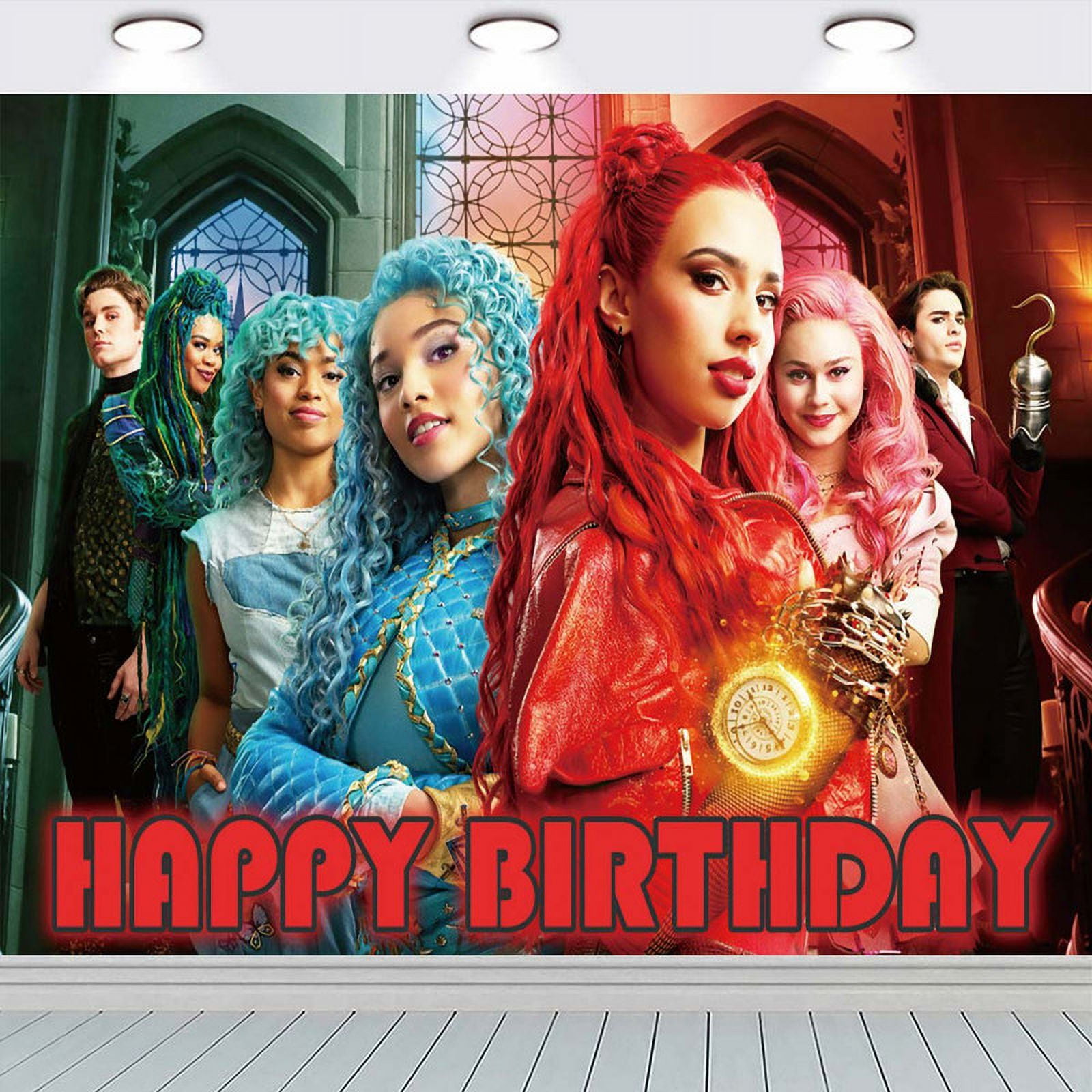 Descendants The Rise Of Red Party Supplies for Photography Taspestry ...