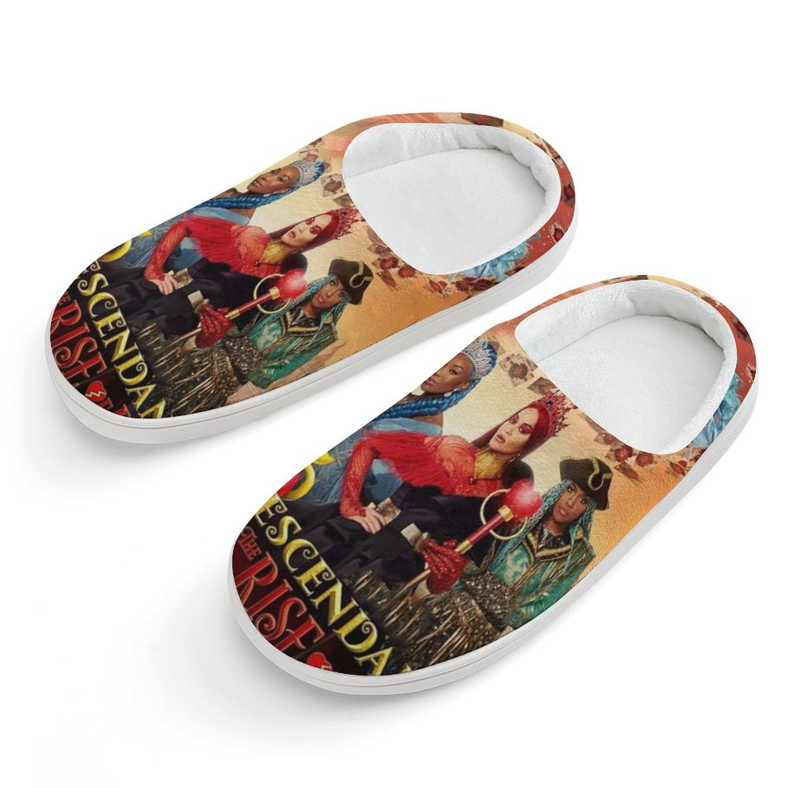 Descendants The Rise of Red Soft Plush Slippers for Boys Girls Winter ...