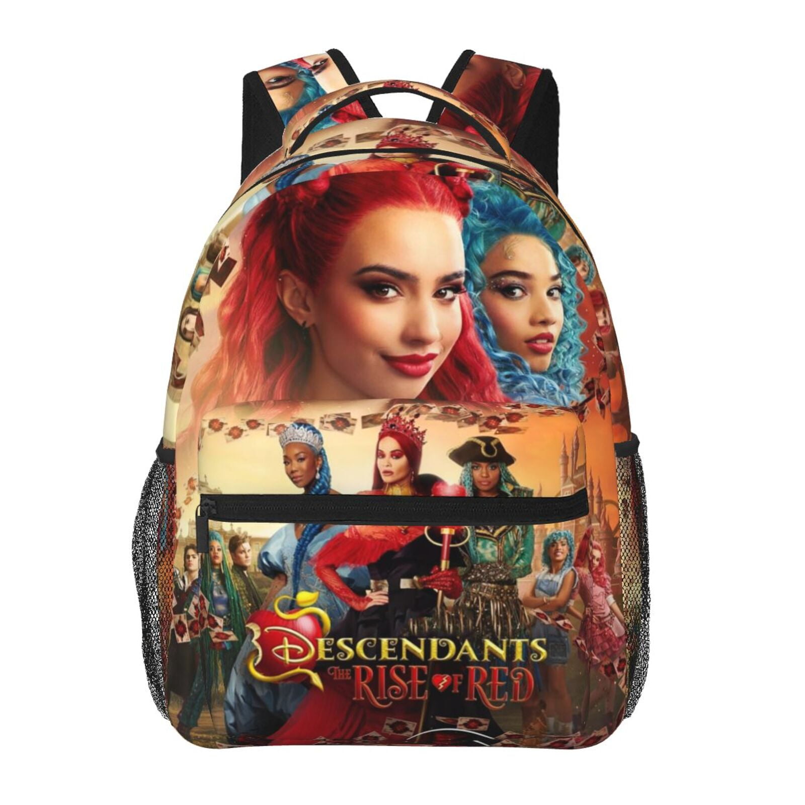 Descendants The Rise of Red Backpack Shoulders Laptop Daypack Kids Teen ...