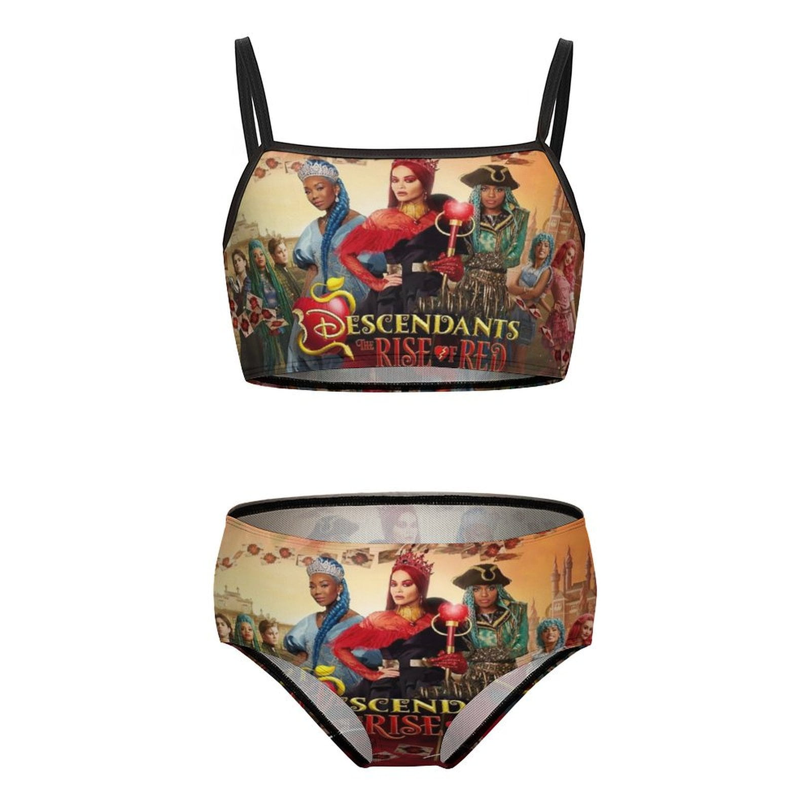 Descendants The Rise of Red Children's Swimsuit Girls Swimwear 2 Piece ...