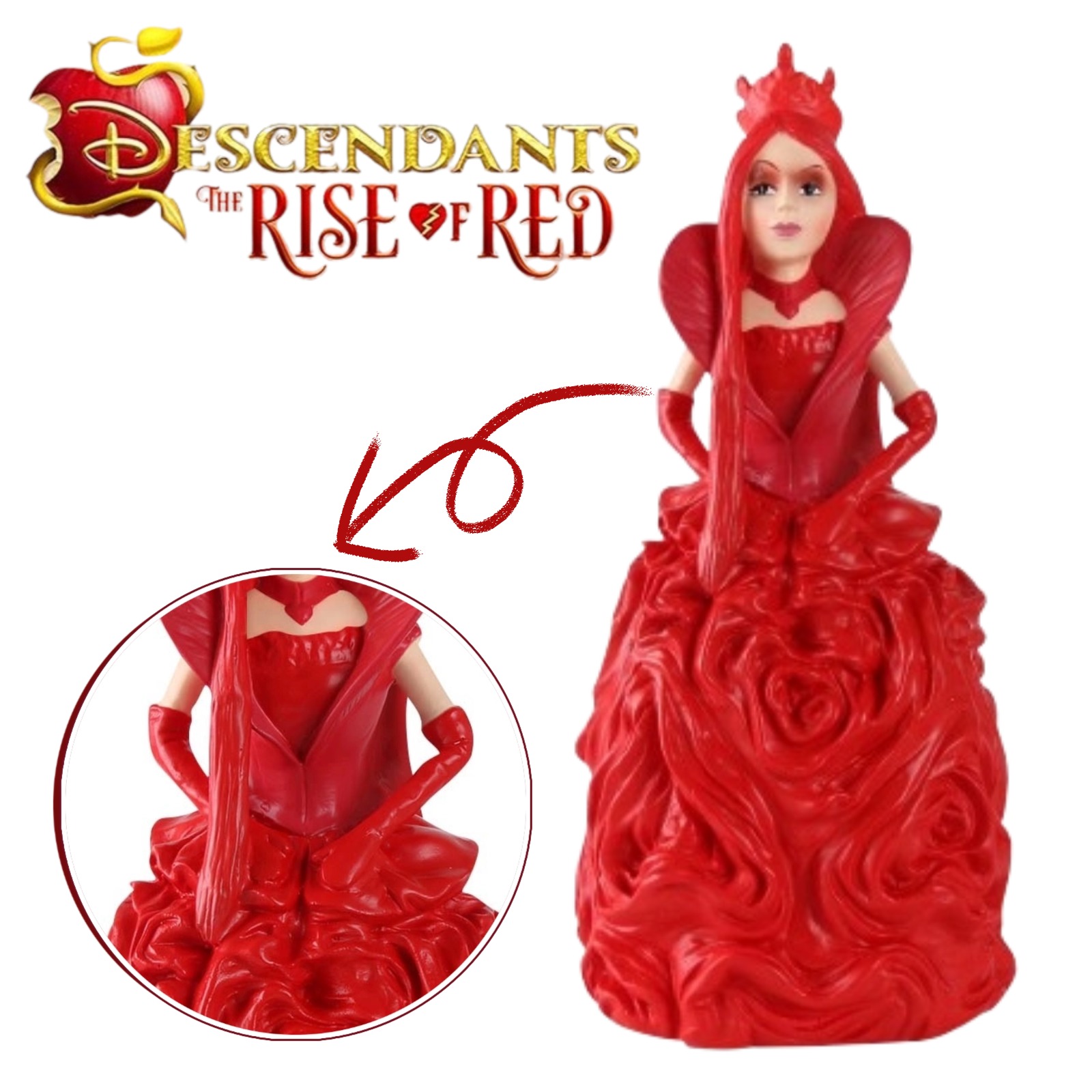 Descendants: The Rise of Red - Fashionista Doll: Queen of Hearts ...