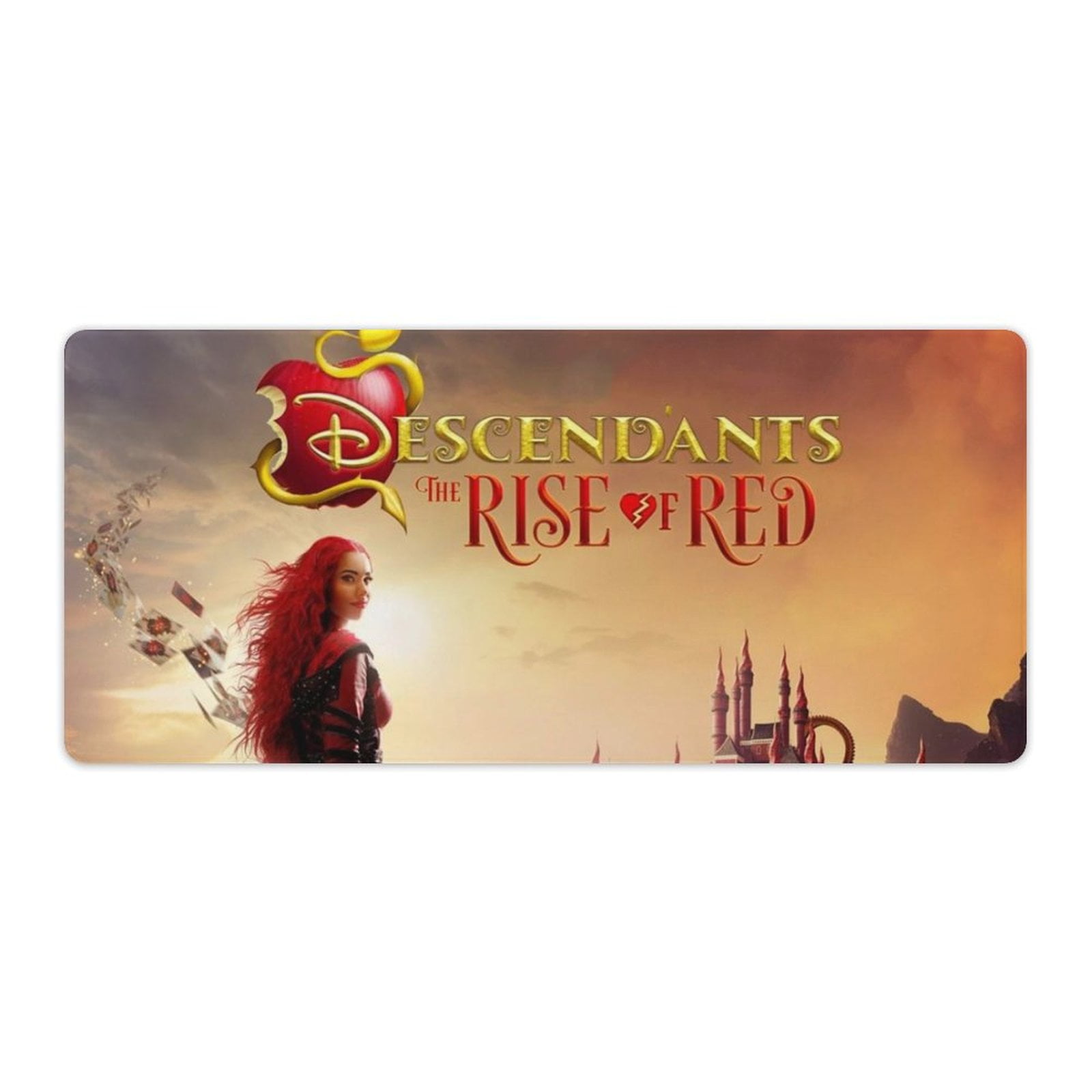 Descendants The Rise of Red Film Mouse Pad No-sliped Large Mousepad ...