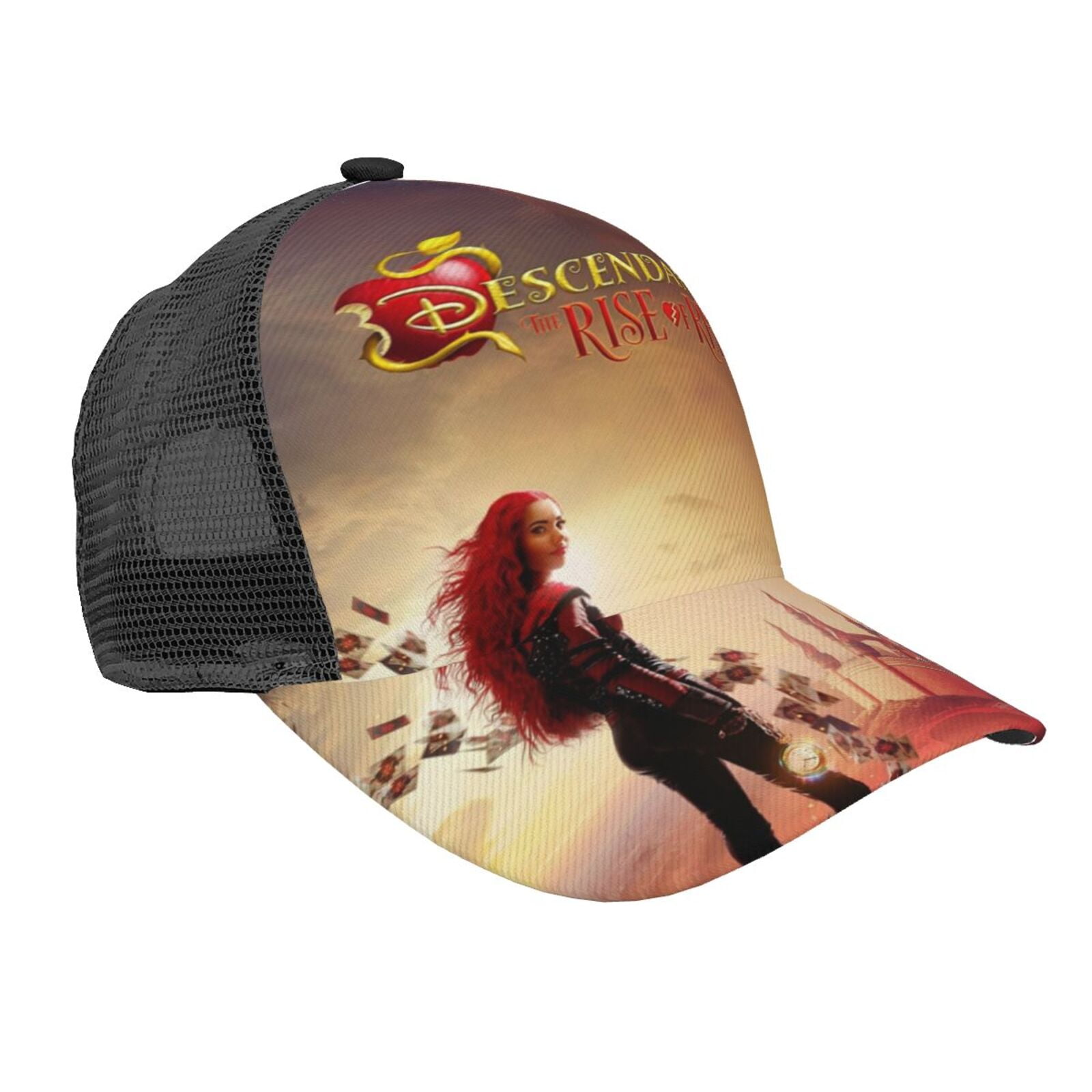 Descendants The Rise of Red Mesh Baseball Cap Organizer Adjustable ...