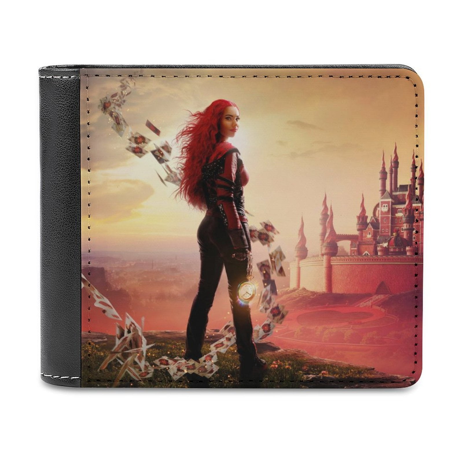 Descendants The Rise of Red PU Leather Wallet With Card Slots Bifold ...