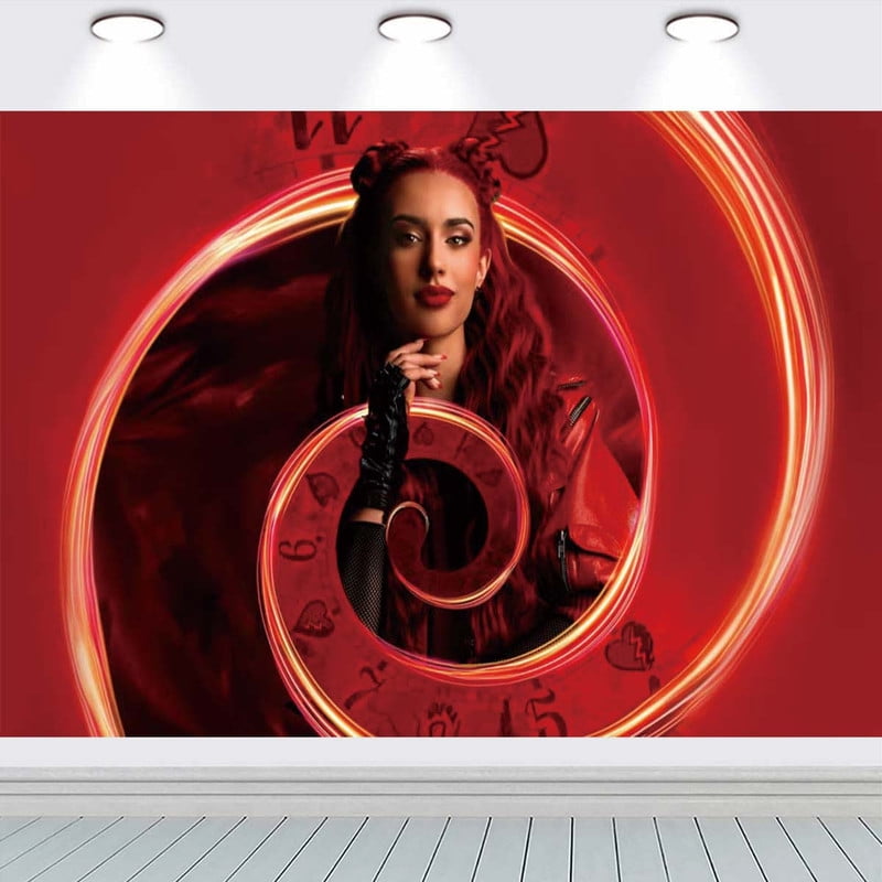 Descendants The Rise of Red Party Supplies Background Backdrop ...