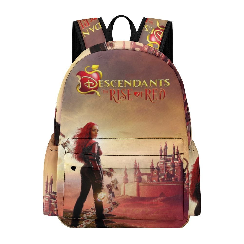 Descendants The Rise of Red Poster Adjustable Backpack Laptop Daypack ...