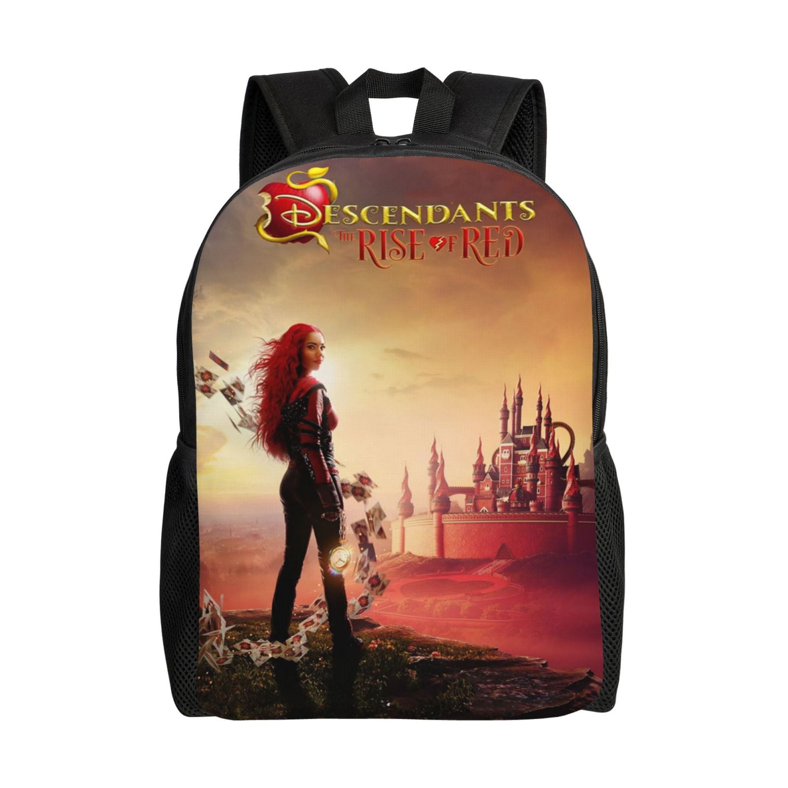 Descendants The Rise of Red Poster Laptop Backpack Lightweight Basic ...