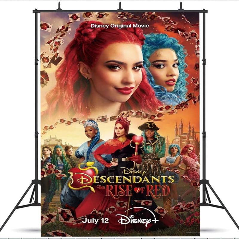 Descendants The Rise of Red Taspestry Poster Banner Backdrop Background ...