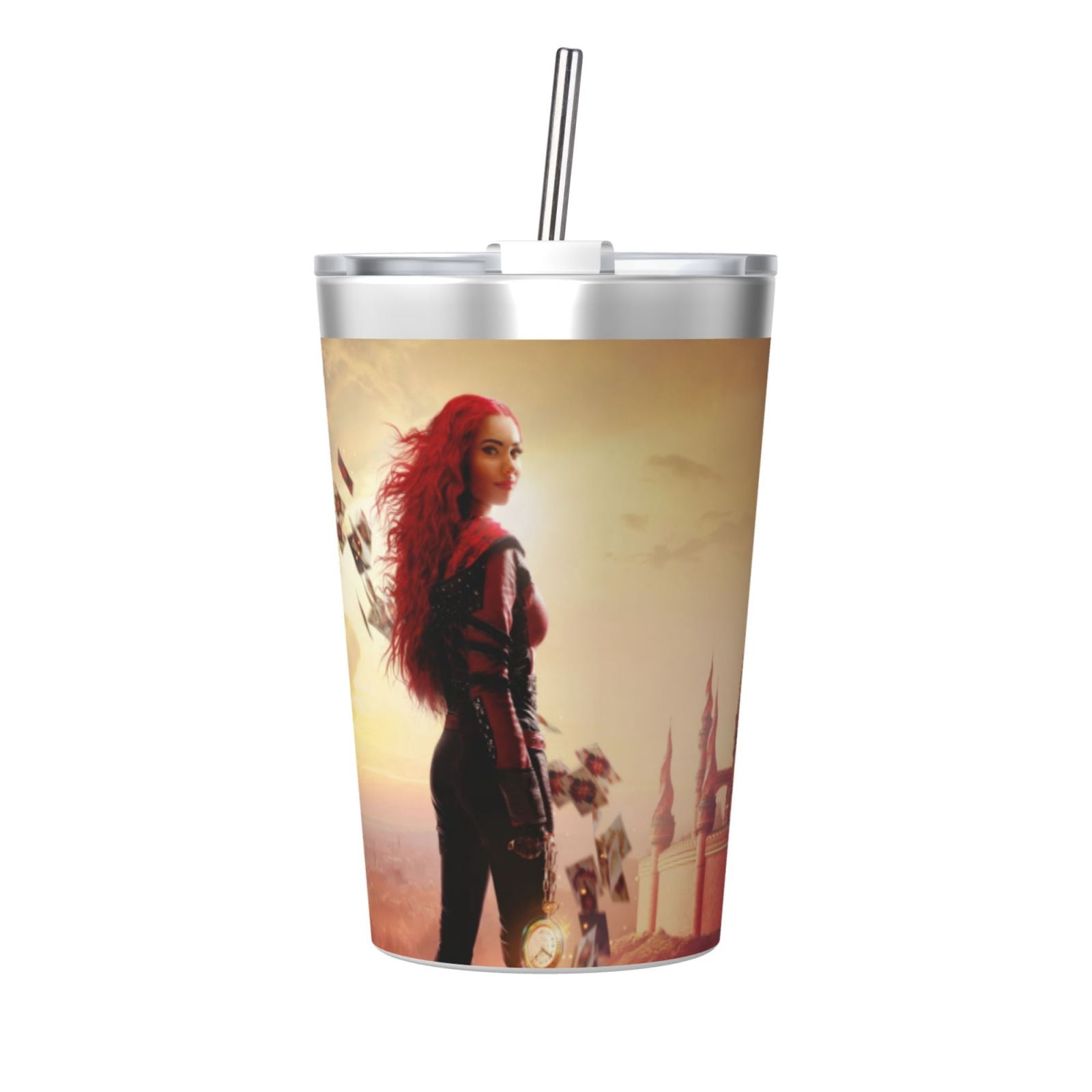 Descendants The Rise of Red Thermos Cup Portable Insulated Water ...