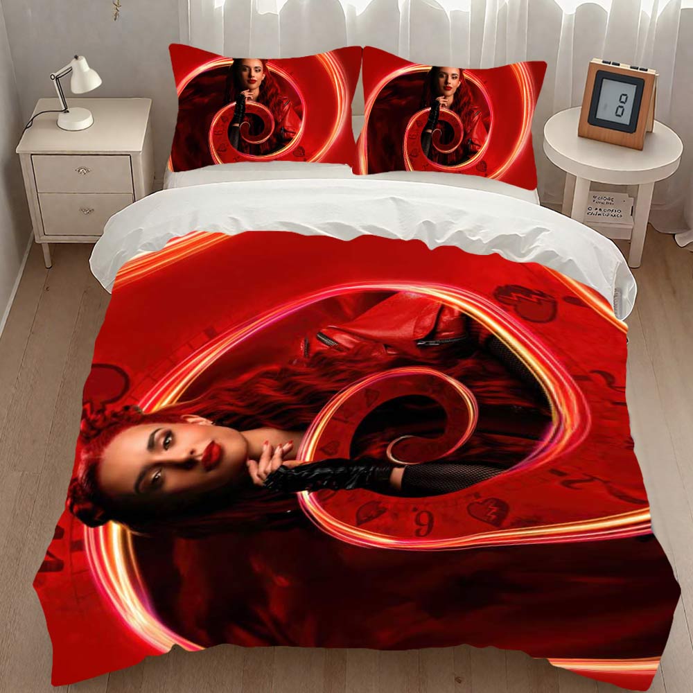 Descendants The Rise of Red Toddler Bedding Set Child Sheet Comforter ...