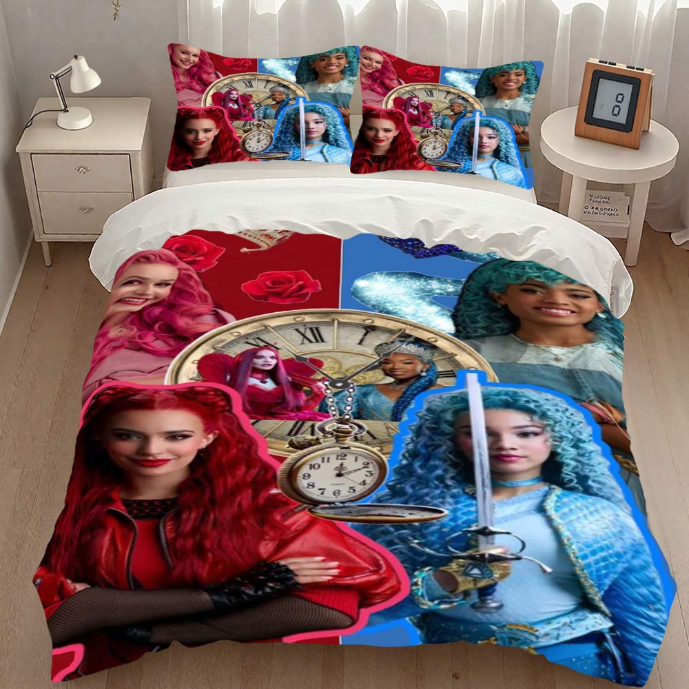 Descendants The Rise of Red Toddler Bedding Set Gifts Child Sheet ...