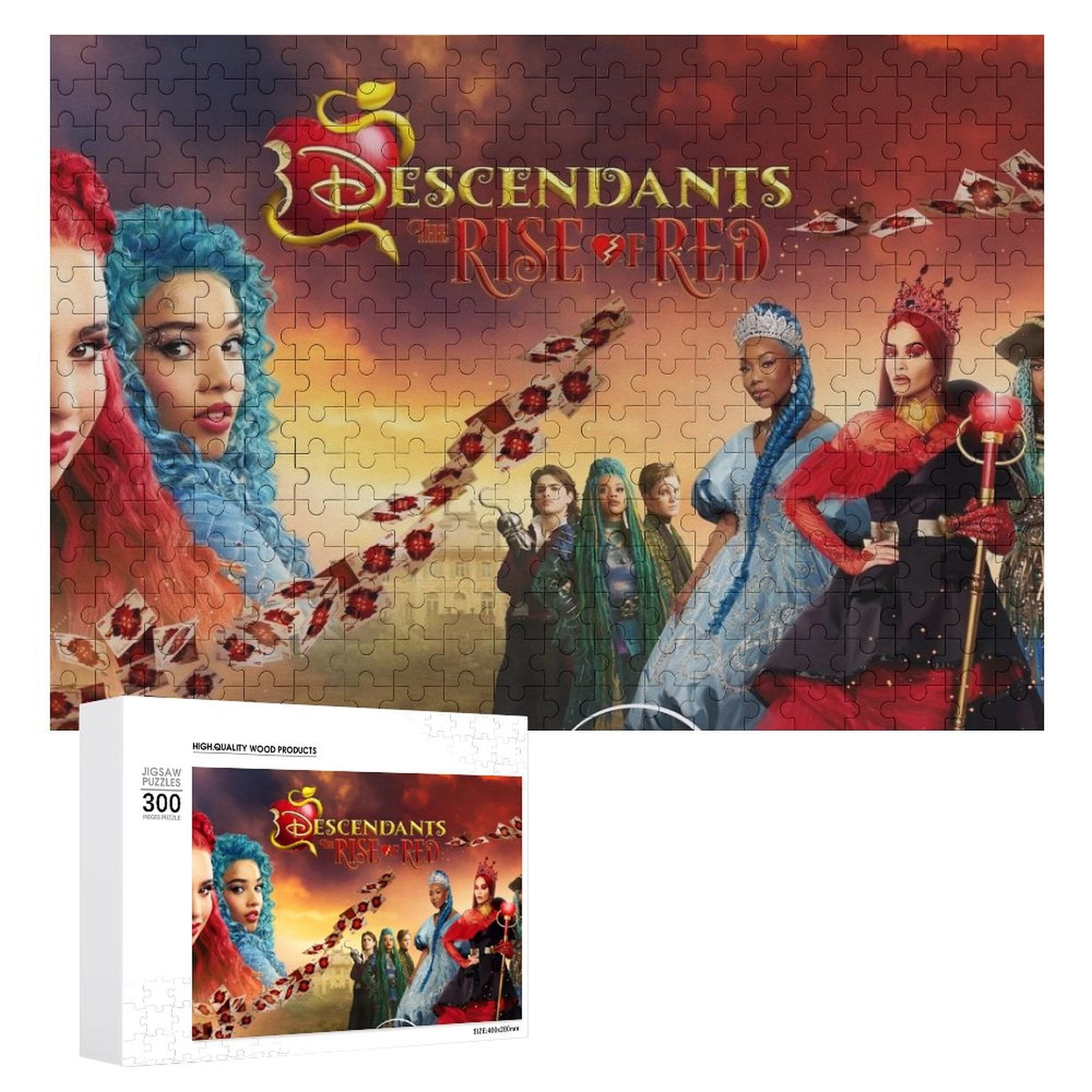 Descendants The Rise of Red Wooden Jigsaw Puzzles Accessories ...