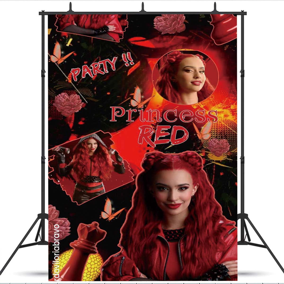 Descendants The Rise of Red school Taspestry Wall Decor Birthday Banner ...