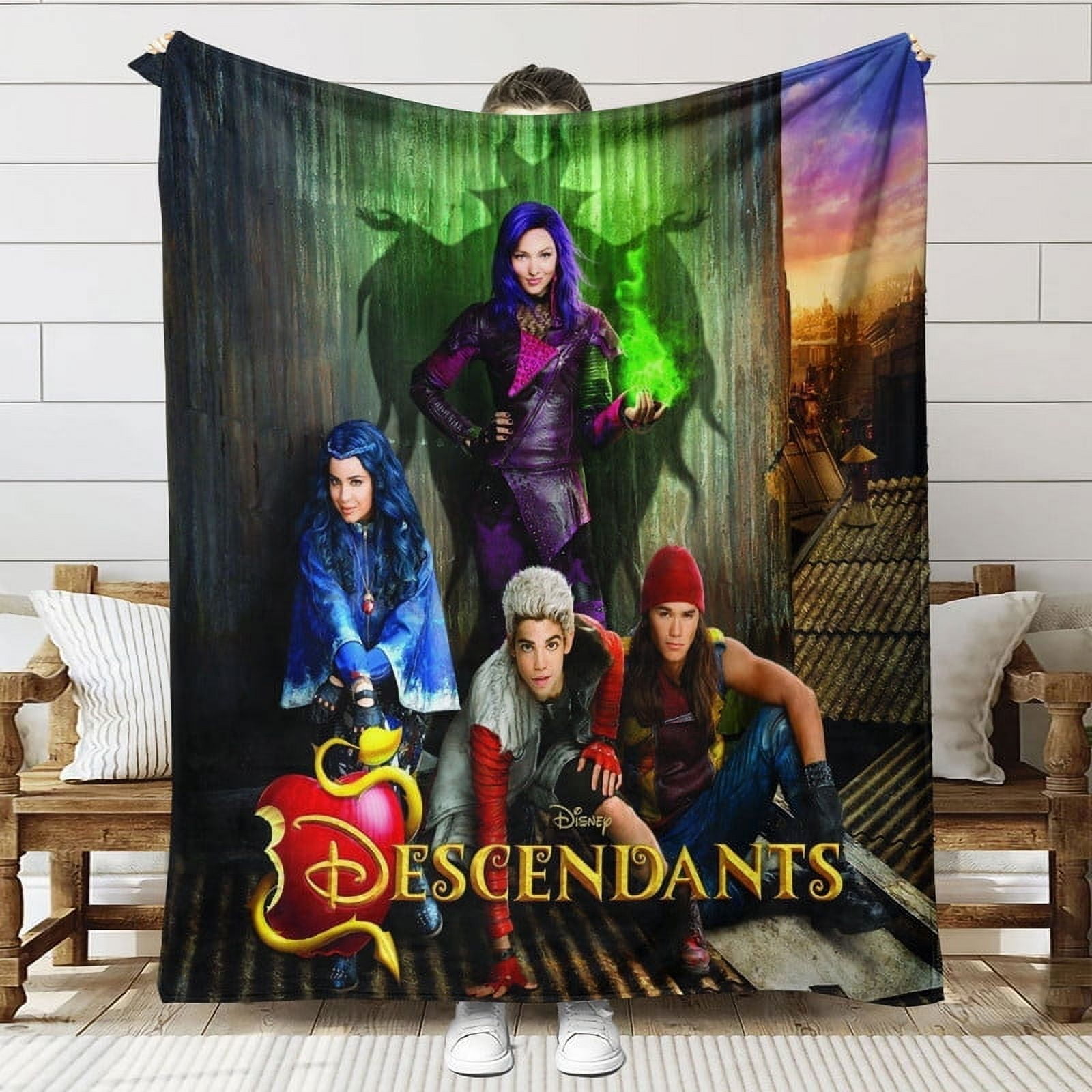 Descendants Throw Blanket Gifts for Fans Lover Girls Boys Women Present ...