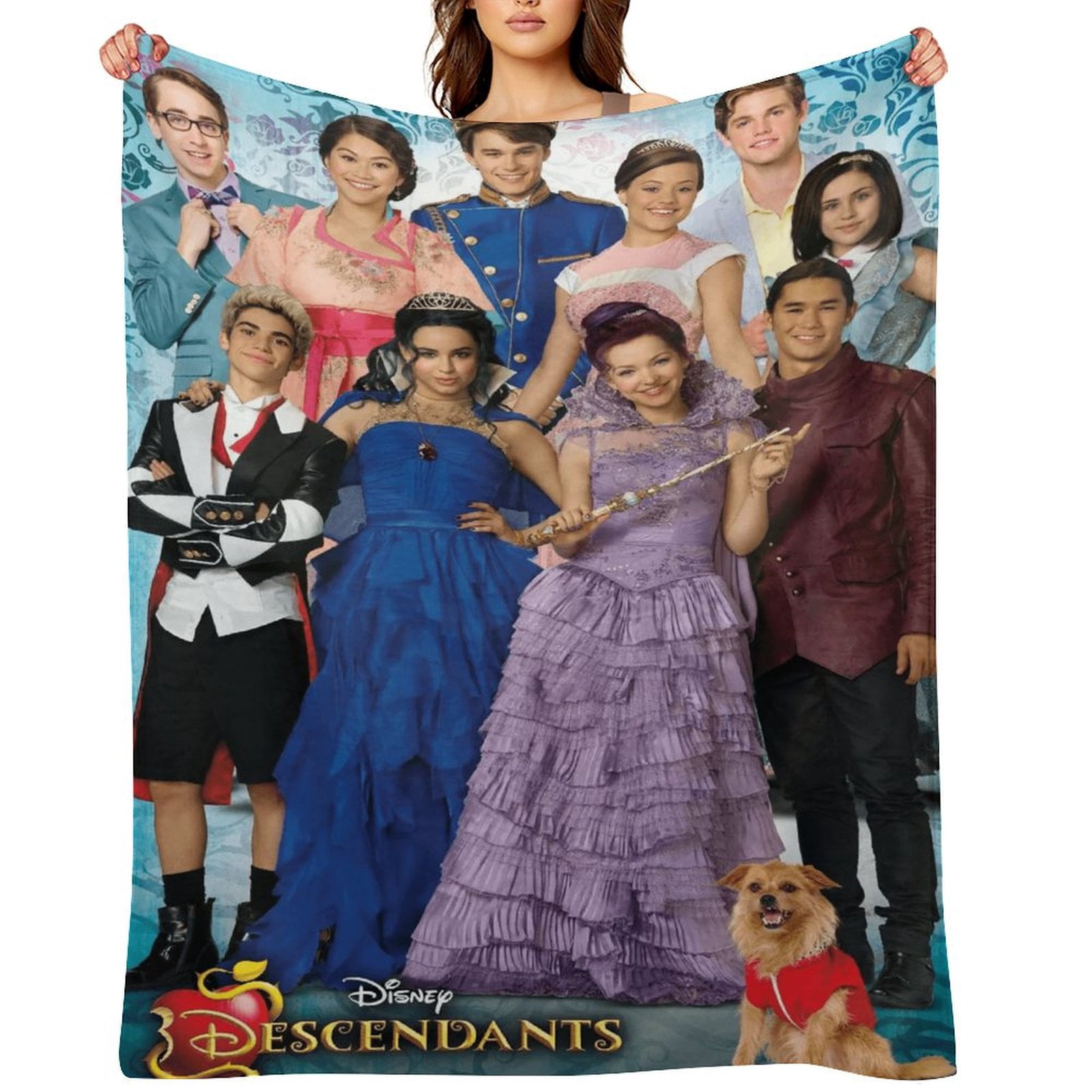 Descendants Throw Blanket Soft Cozy Warm College Printing Oversized ...