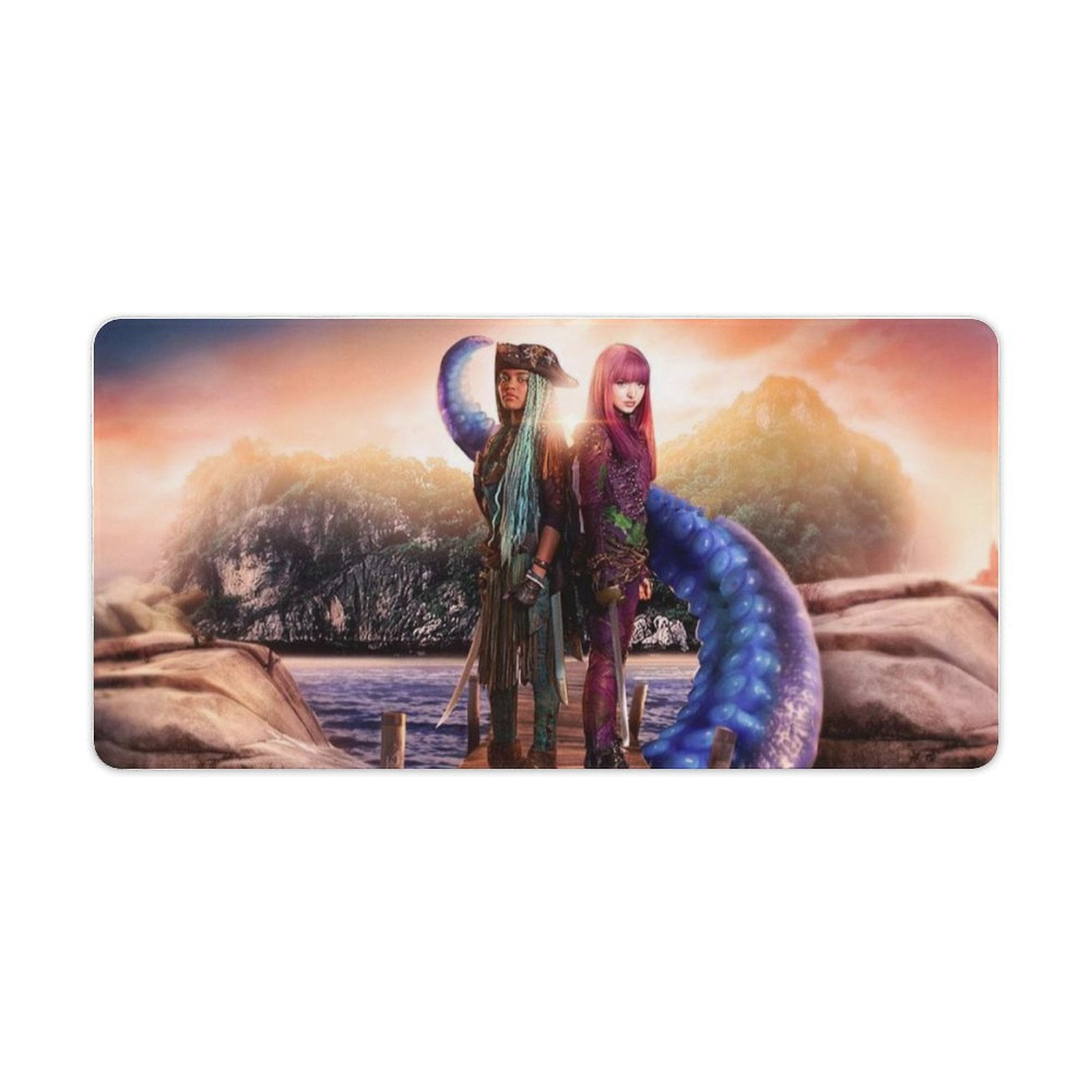 Descendants Undersea Mouse Pad No-sliped Large Mousepad Extended Gaming ...