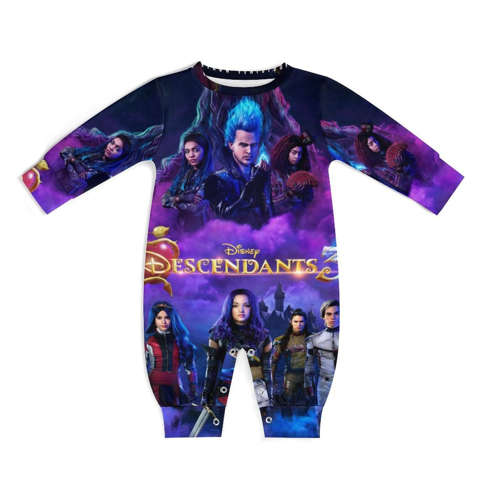 Descendants Unisex Baby Boy Girl Rompers Long Sleeve Infant Jumpsuits ...