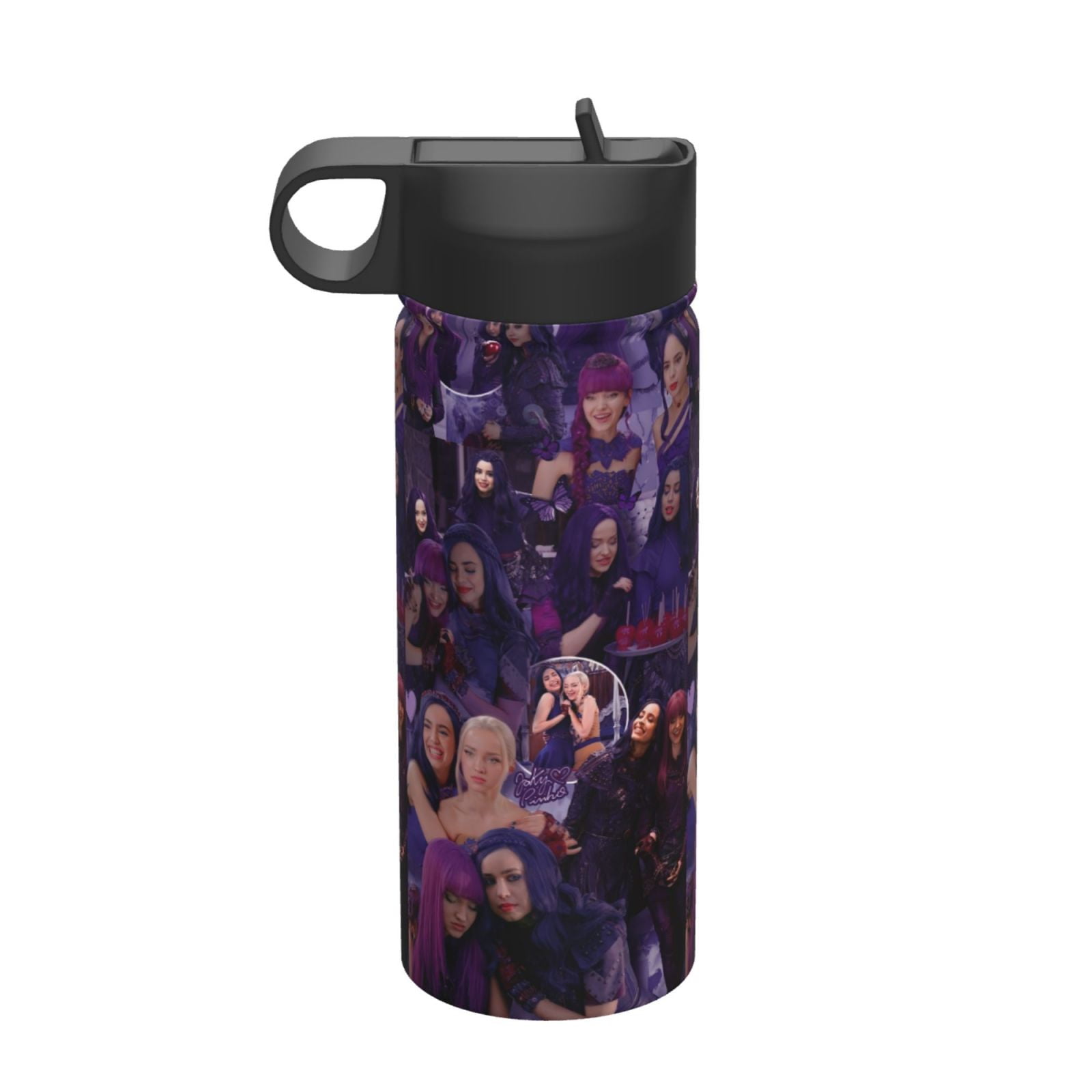 Descendants Water Bottle, Cute Pattern Stainless Steel Vacuum Insulated ...